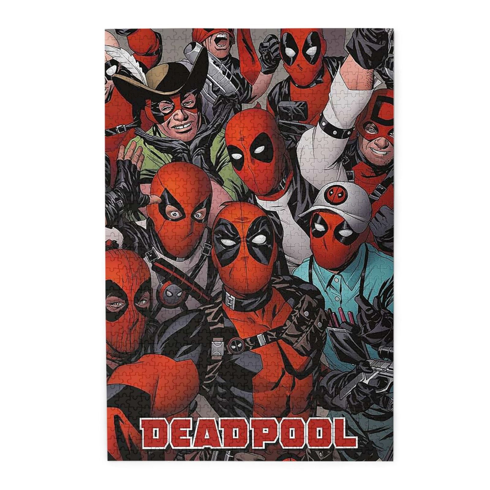 Stress Relieving Puzzle Deadpool Wooden Picture Puzzle 1000 Piece ...