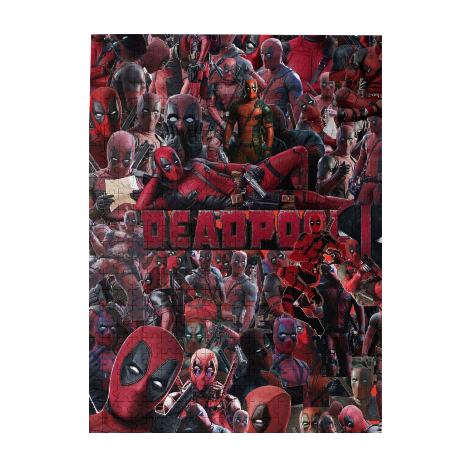 Stress Relieving Puzzle Deadpool Wooden Picture Puzzle 500 Piece Jigsaw ...