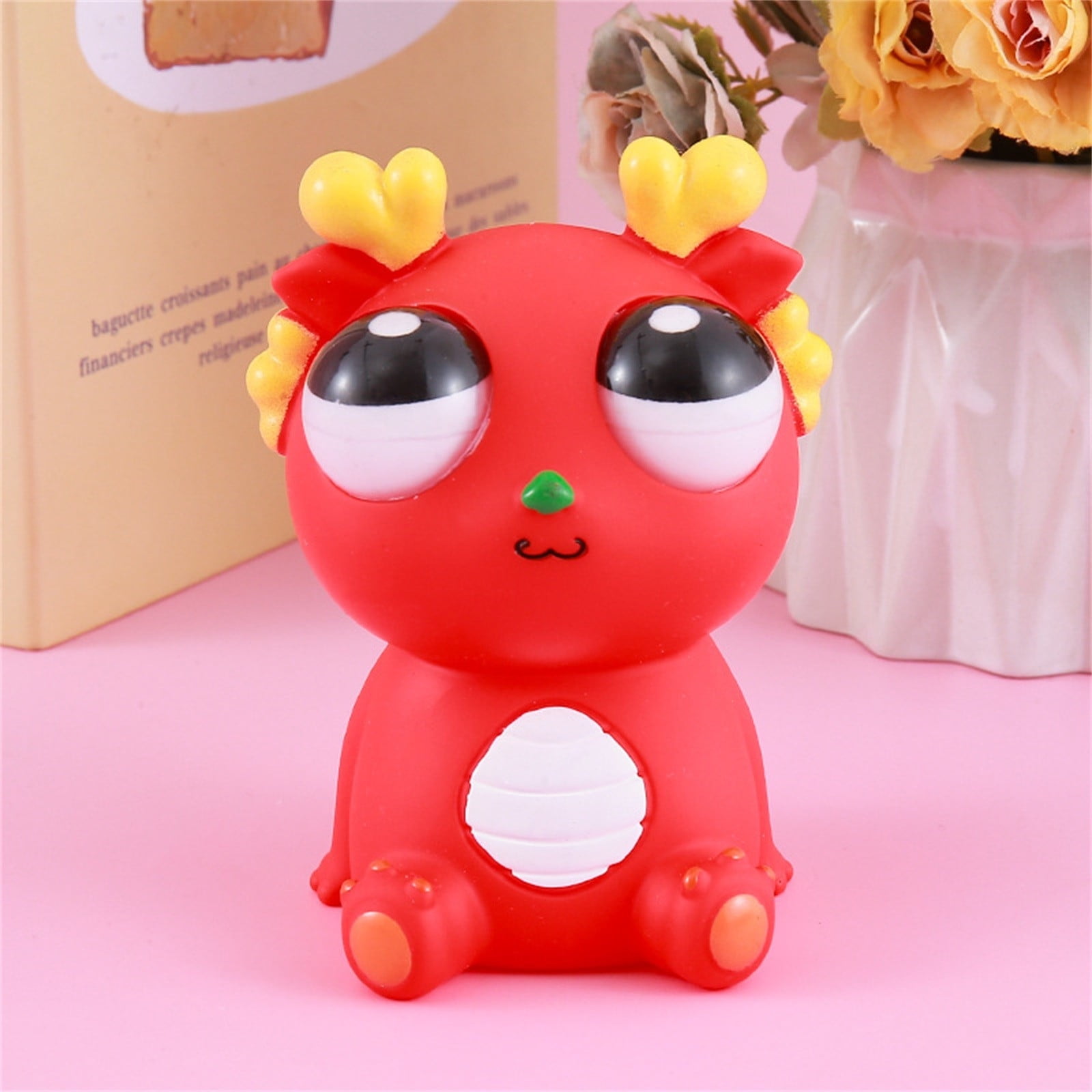 Stress Squeeze Toy Caterpillar Stress Relief Toy Red Squishy Stress Toy ...
