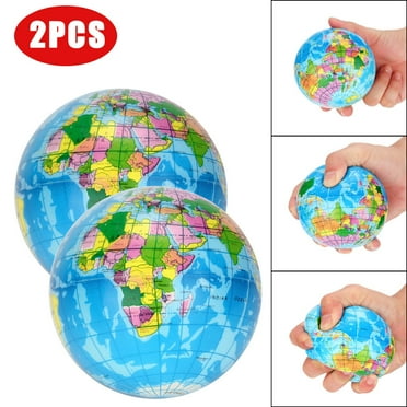 Higoodz Educational Globe,Mini World Map Globe English Edition Desktop ...