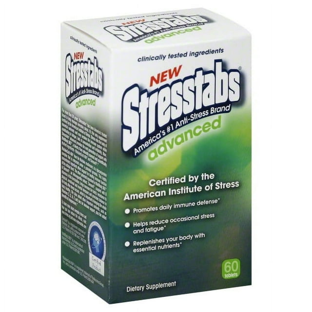 Stress tabs Advanced Tablets 60 Each - Walmart.com