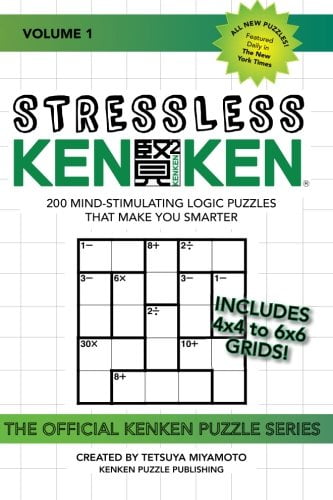 Pre-Owned Stressless KenKen: 200 Mind-stimulating Logic Puzzles That ...