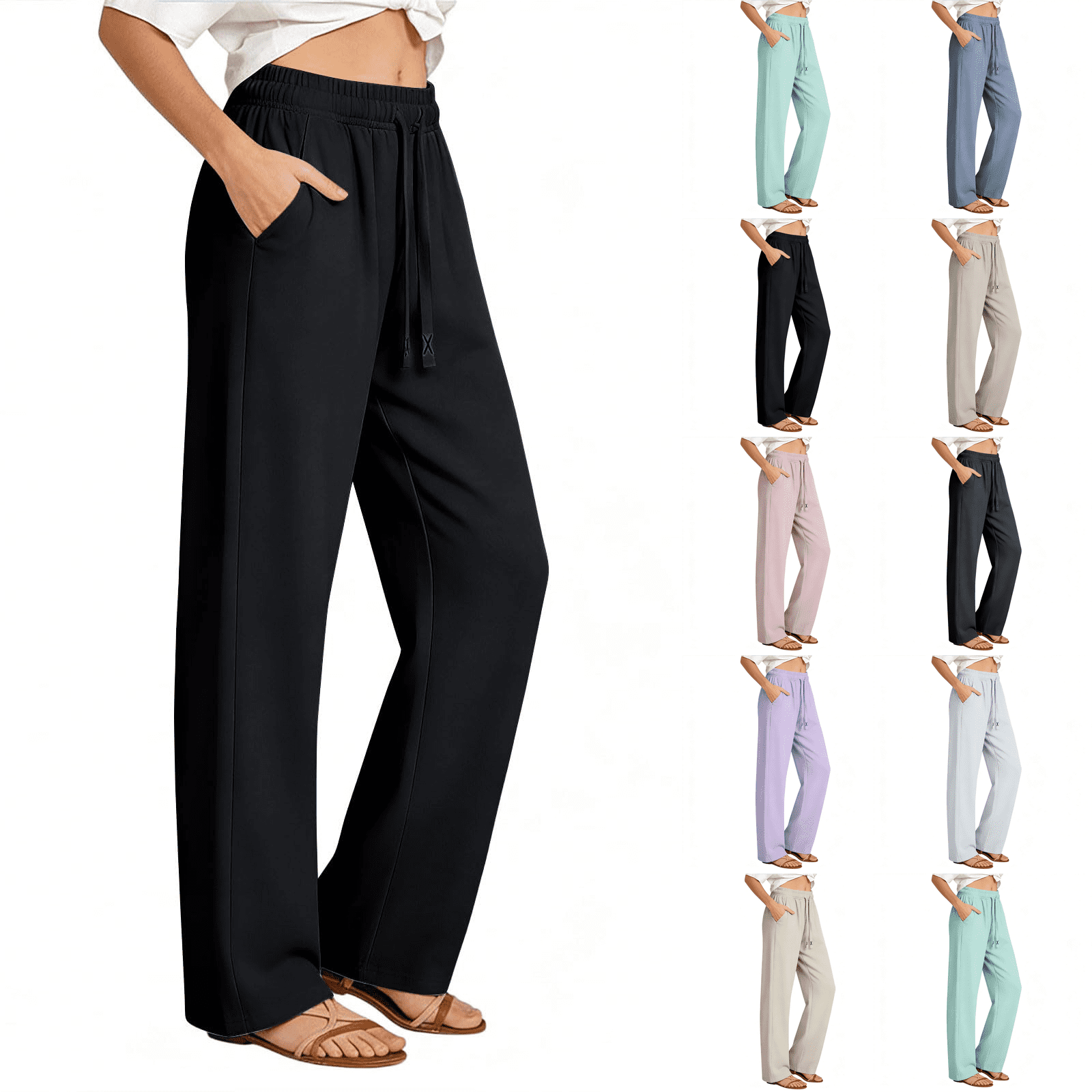 Stretch Active Pants Women,Ultra Stretch Breathable Casual Comfy Fit ...