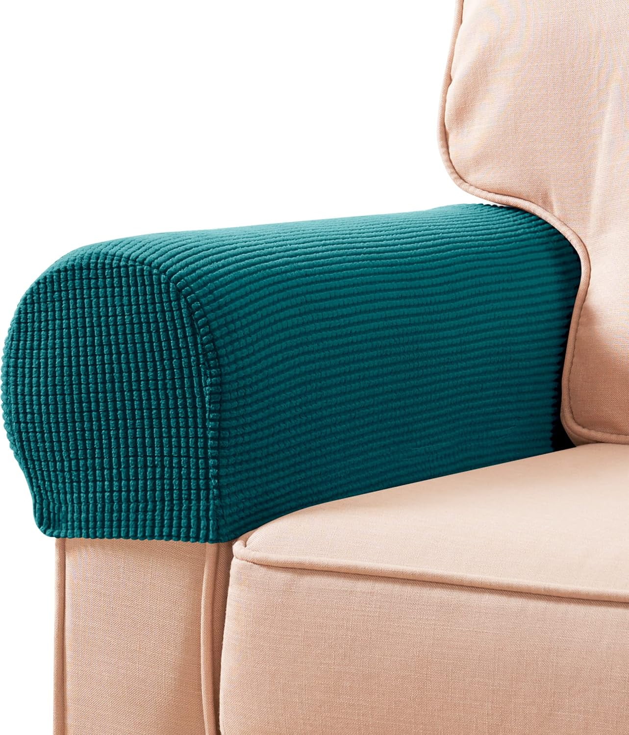 Stretch Armrest Spandex Arm Covers for Chairs Couch Armchair Slipcovers ...