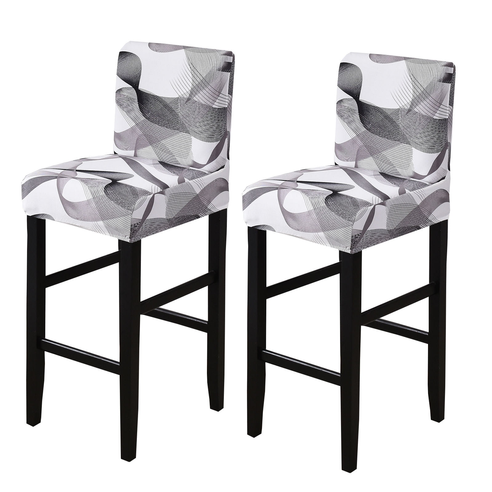 Stretch Bar Chair Stool Cover,Printed Pub Chair Slipcover Removable ...