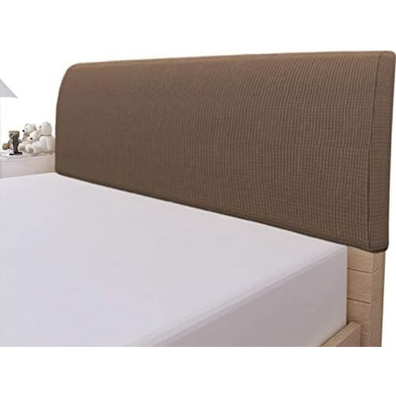 Stretch Bed Headboard Cover,Small Square Jacquard Headboard Slipcover ...