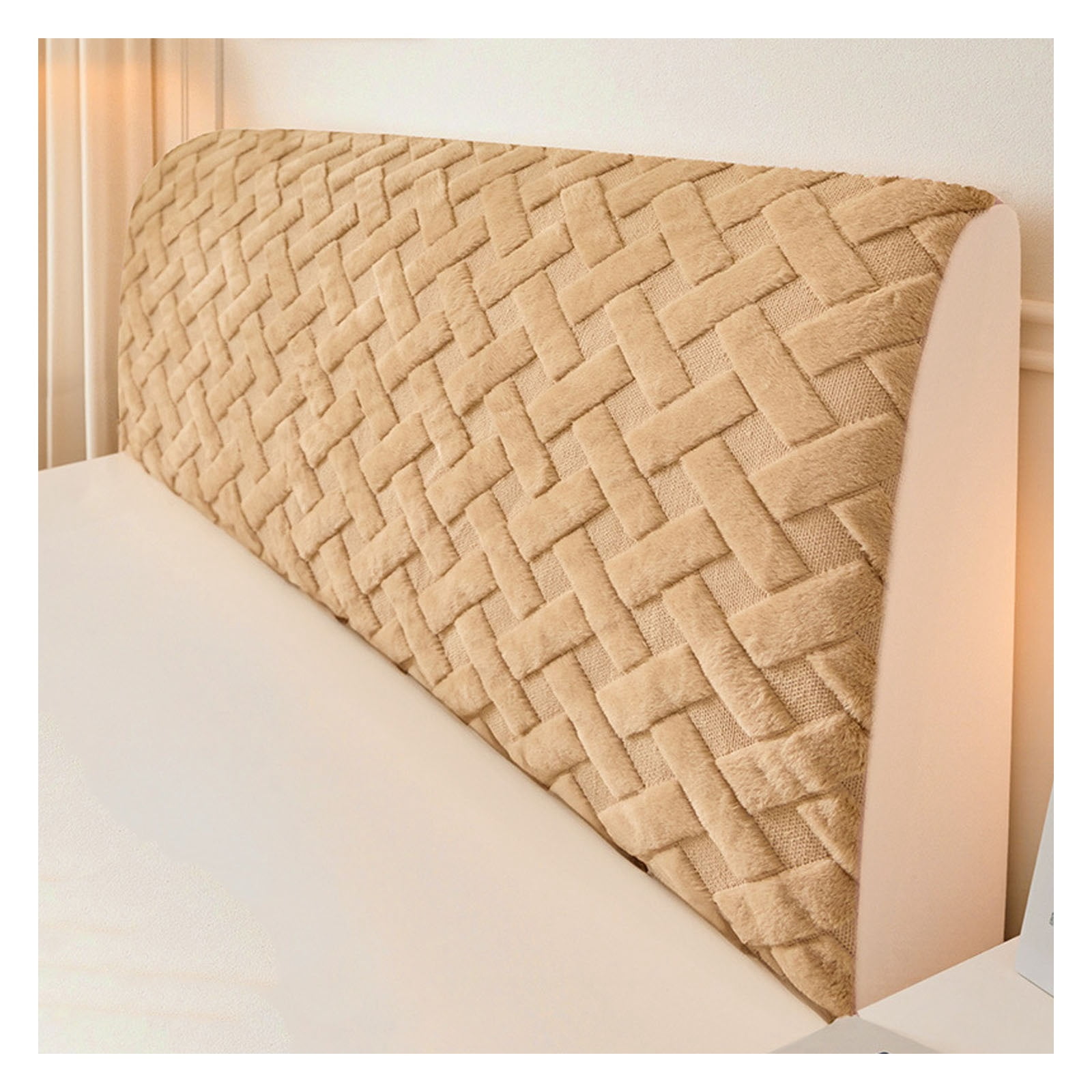 Stretch Bed Headboard Slipcover for Queen King Size, Jacquard Headboard ...