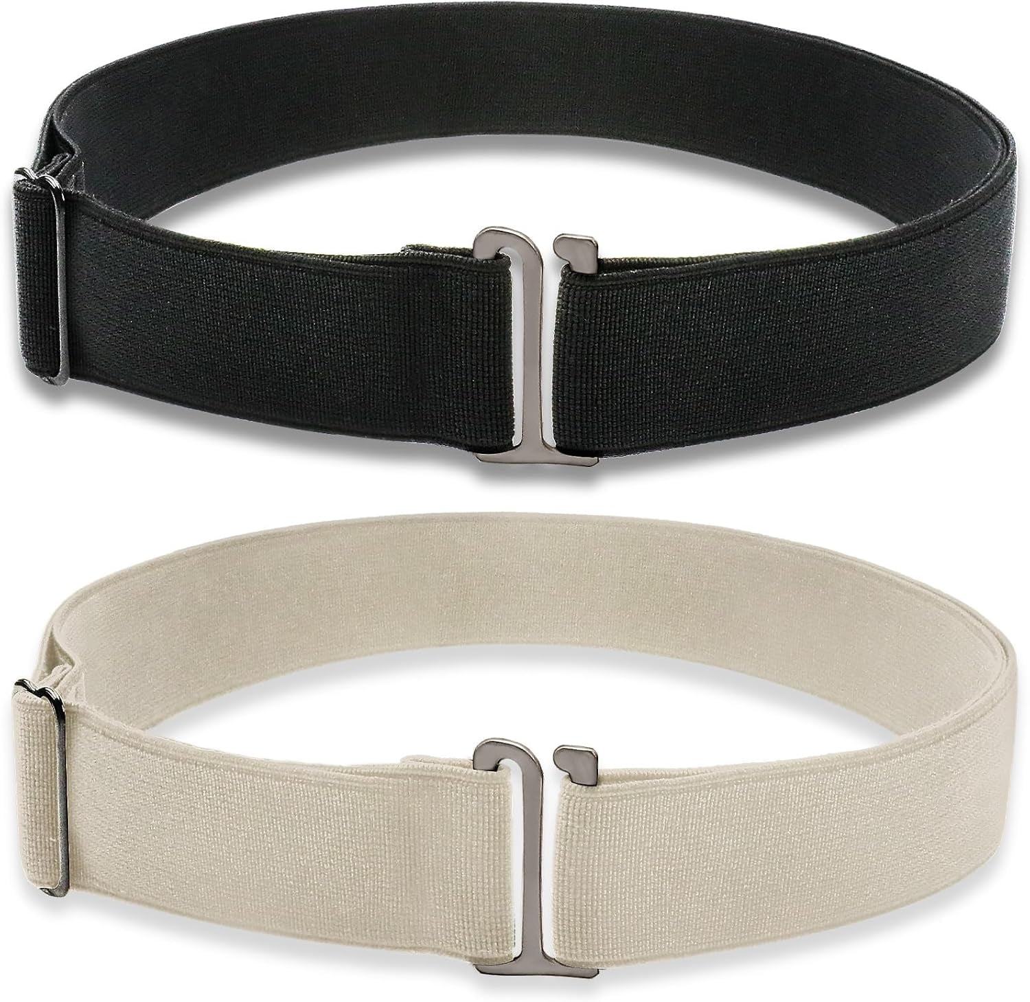 Stretch Belt Invisible, Women Adjustable Elastic Belt, Flat Buckle ...