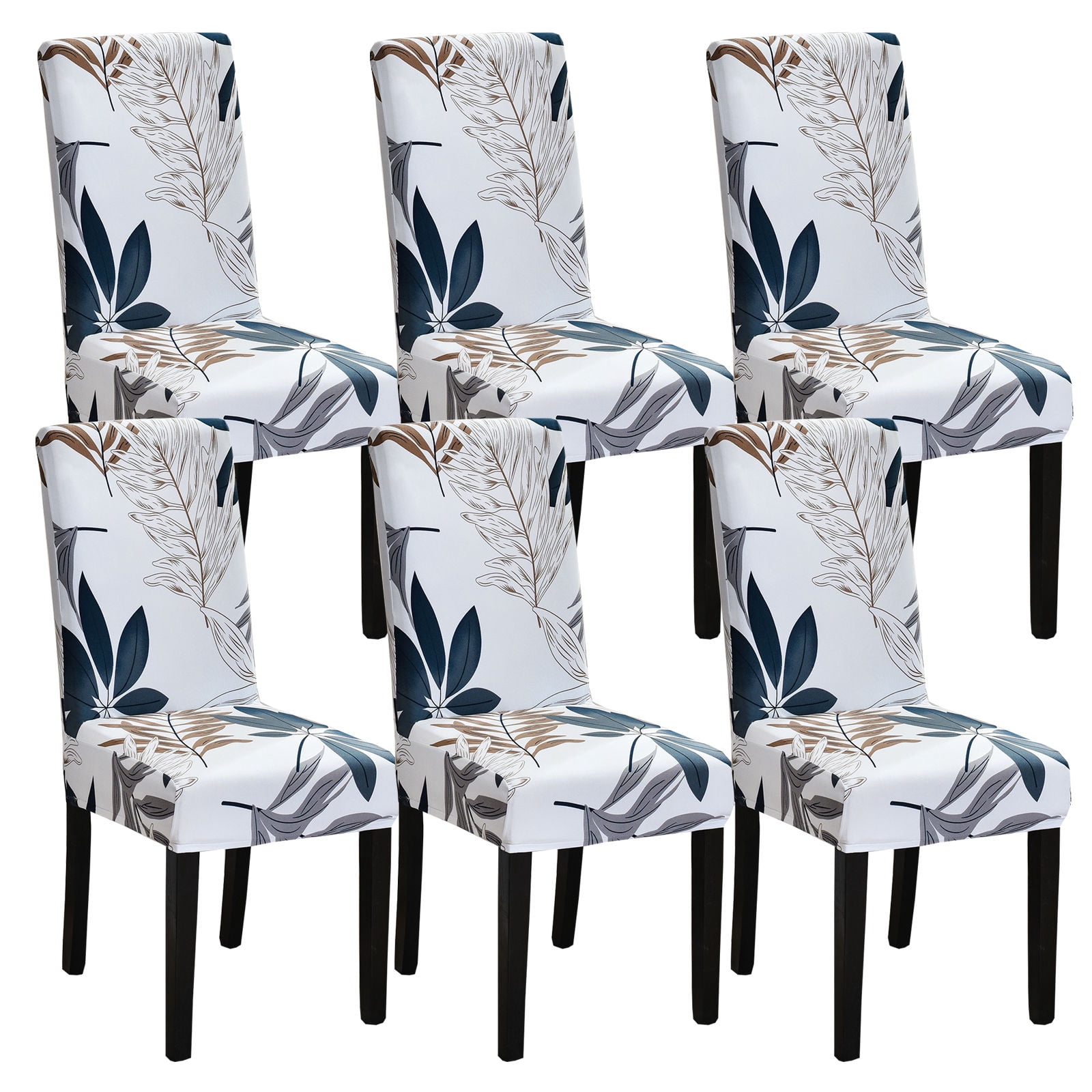 Stretch Chair Slipcovers,Set of 4/6/8 Dining Room Chair Covers ...