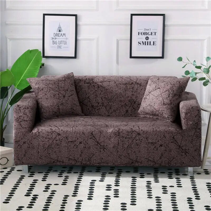 Stretch Corner Sofa Cover Slipcovers Elastic All-inclusive Couch Case ...