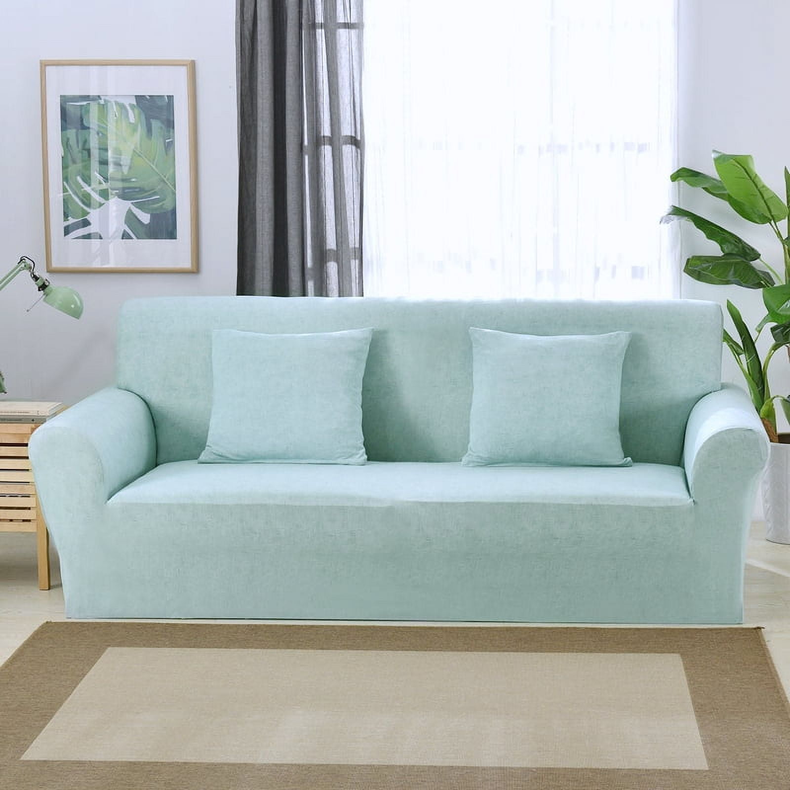 Stretch Corner Sofa Cover Slipcovers Elastic All-inclusive Couch Case ...
