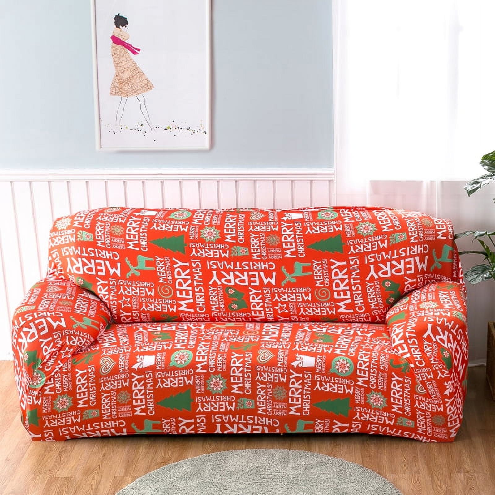 Stretch Corner Sofa Cover Slipcovers Elastic All-inclusive Couch Case ...