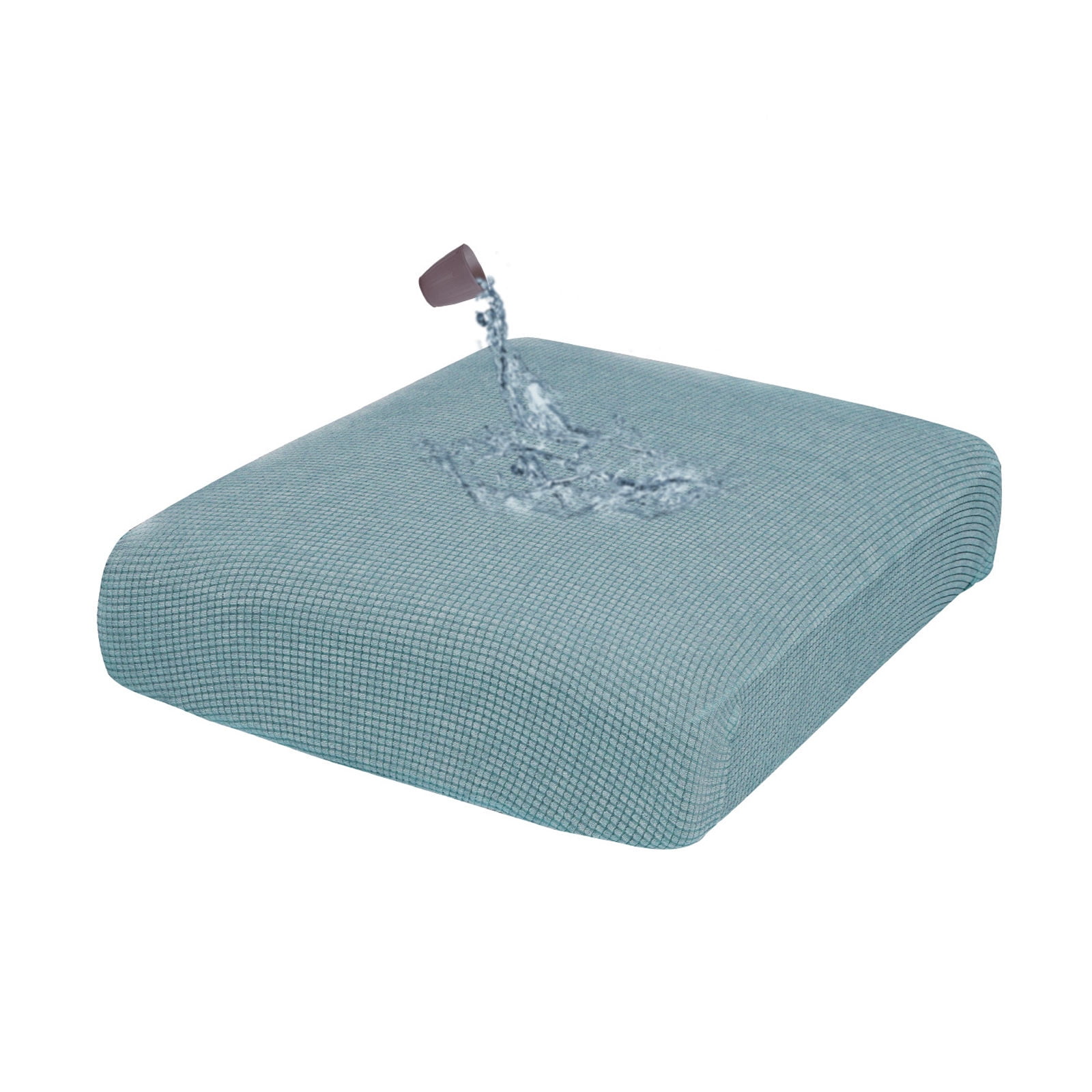 Stretch Couch Cushion Covers Waterproof, Jacquard Fabric Sofa Seat ...