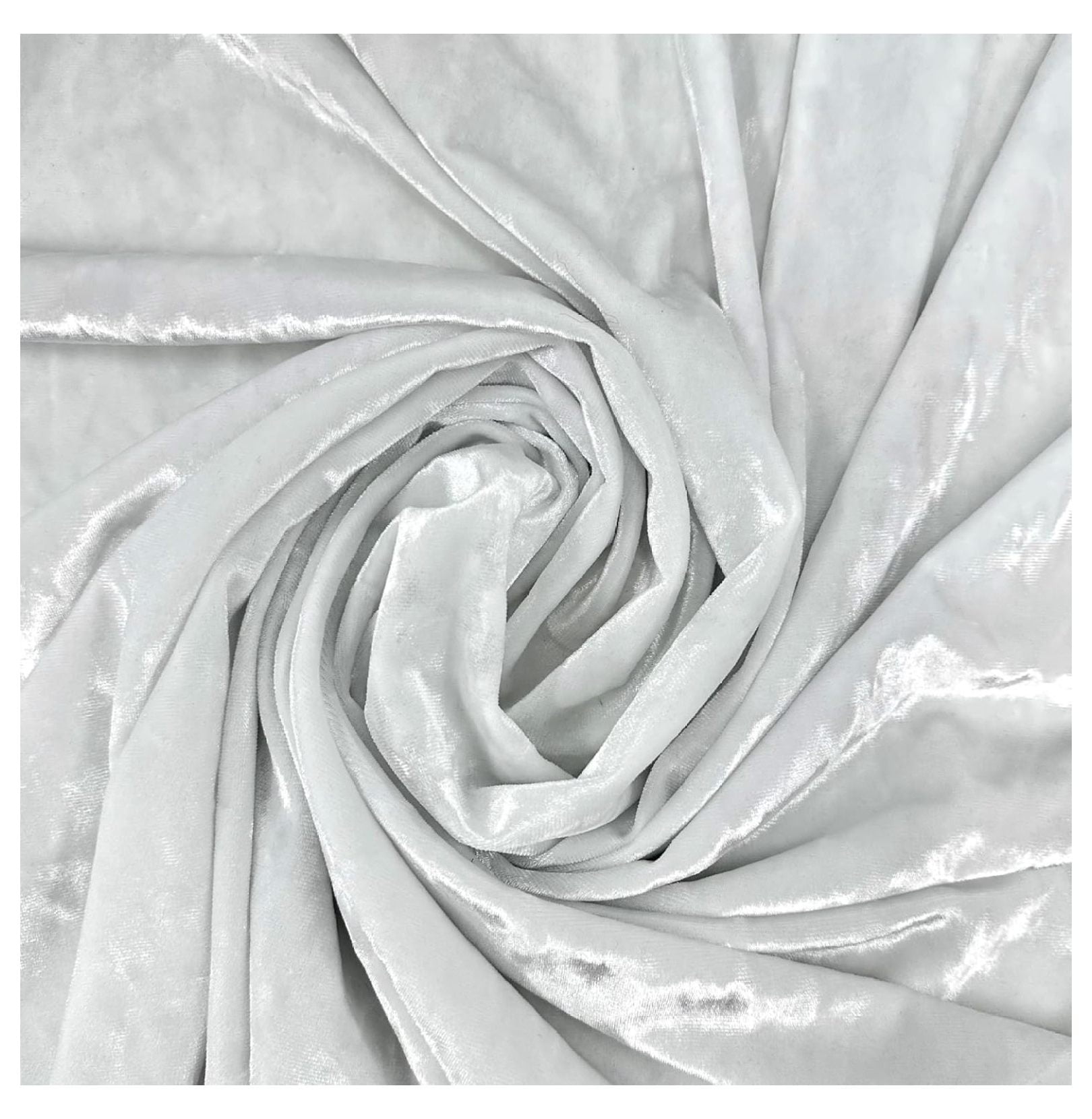 Stretch Crushed Fabric by The Yard - 60/62" Wide Soft Fabric for Sewing ...