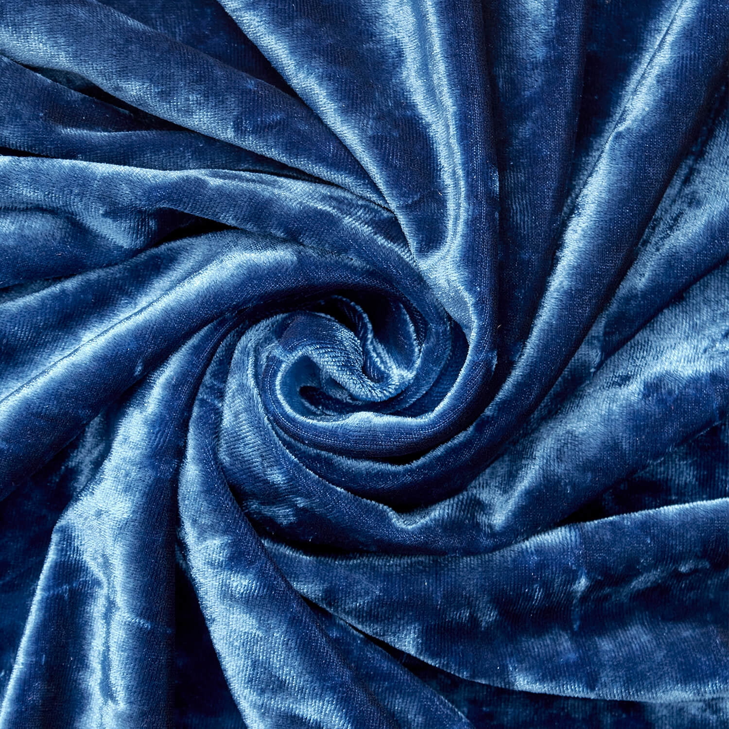 Stretch Crushed Velvet 62" Royal Blue Fabric By The Yard - Sewing ...