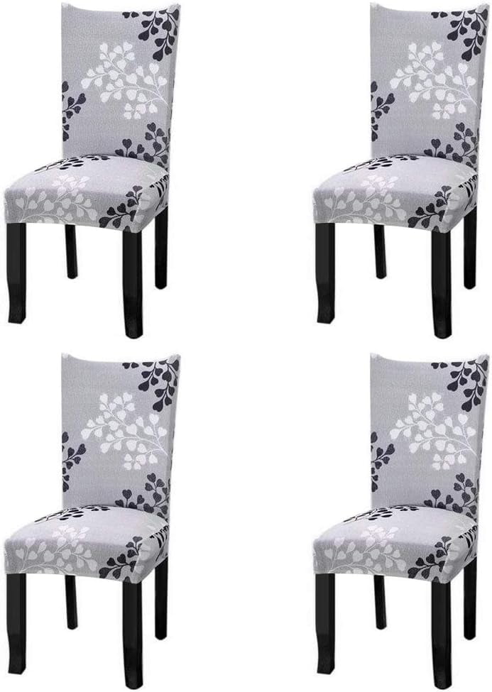 Stretch Dining Chair Covers Removable Washable Dining Room Chair ...