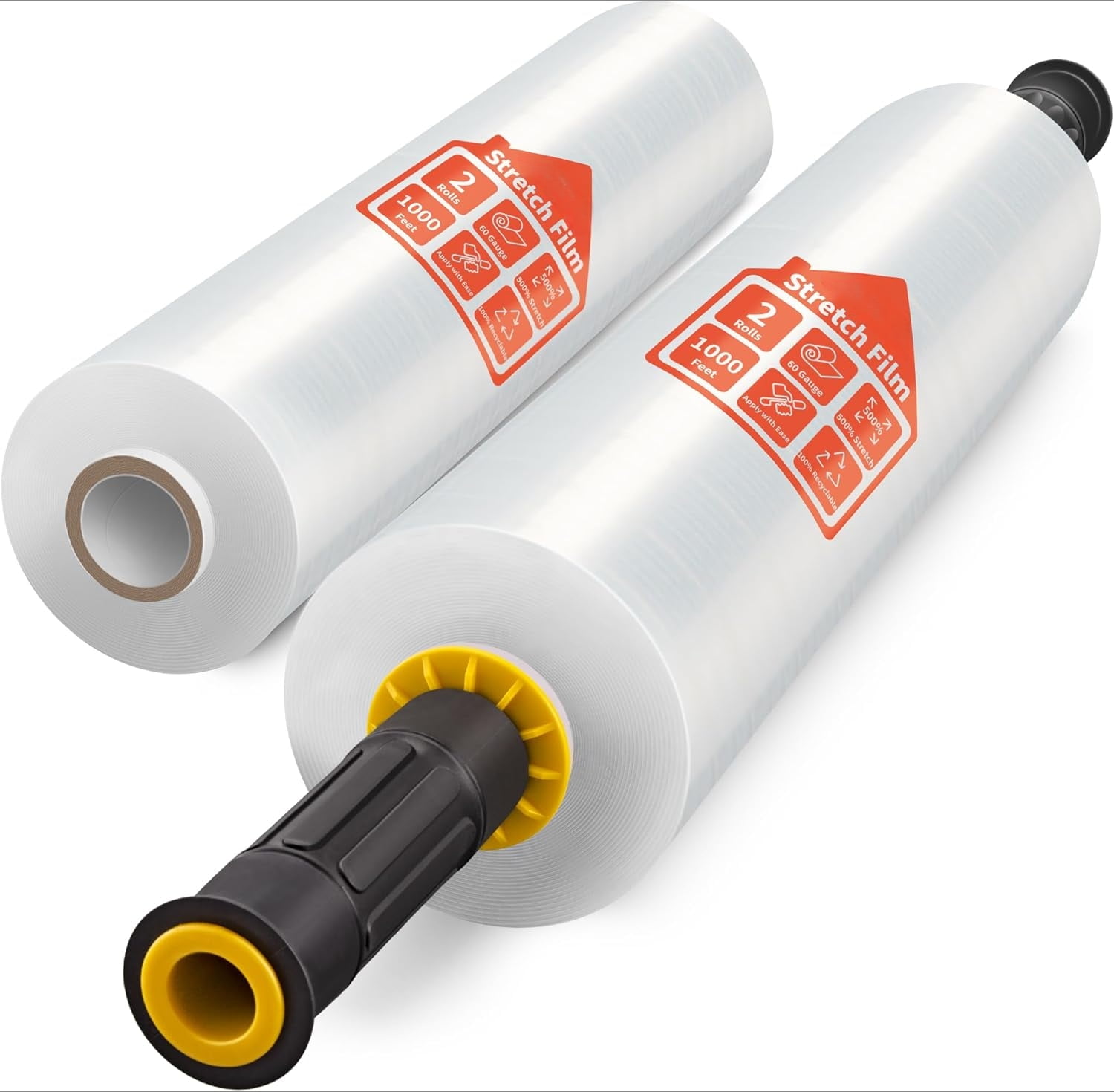 Stretch Film, Shrink Wrap for Pallet Wrap, Industrial Strength Stretch ...