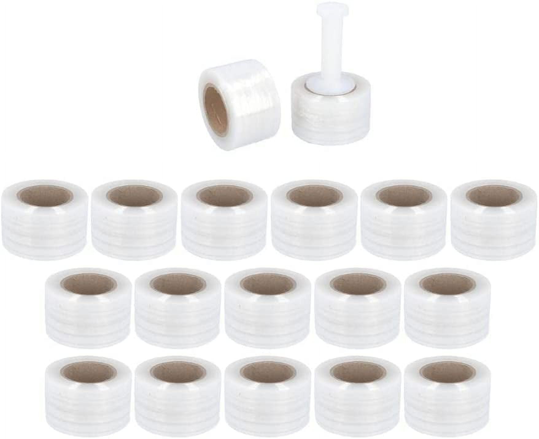 Stretch Film Wrap, Heavy Duty Plastic Packaging Roll, Clear, 3 Inch x ...