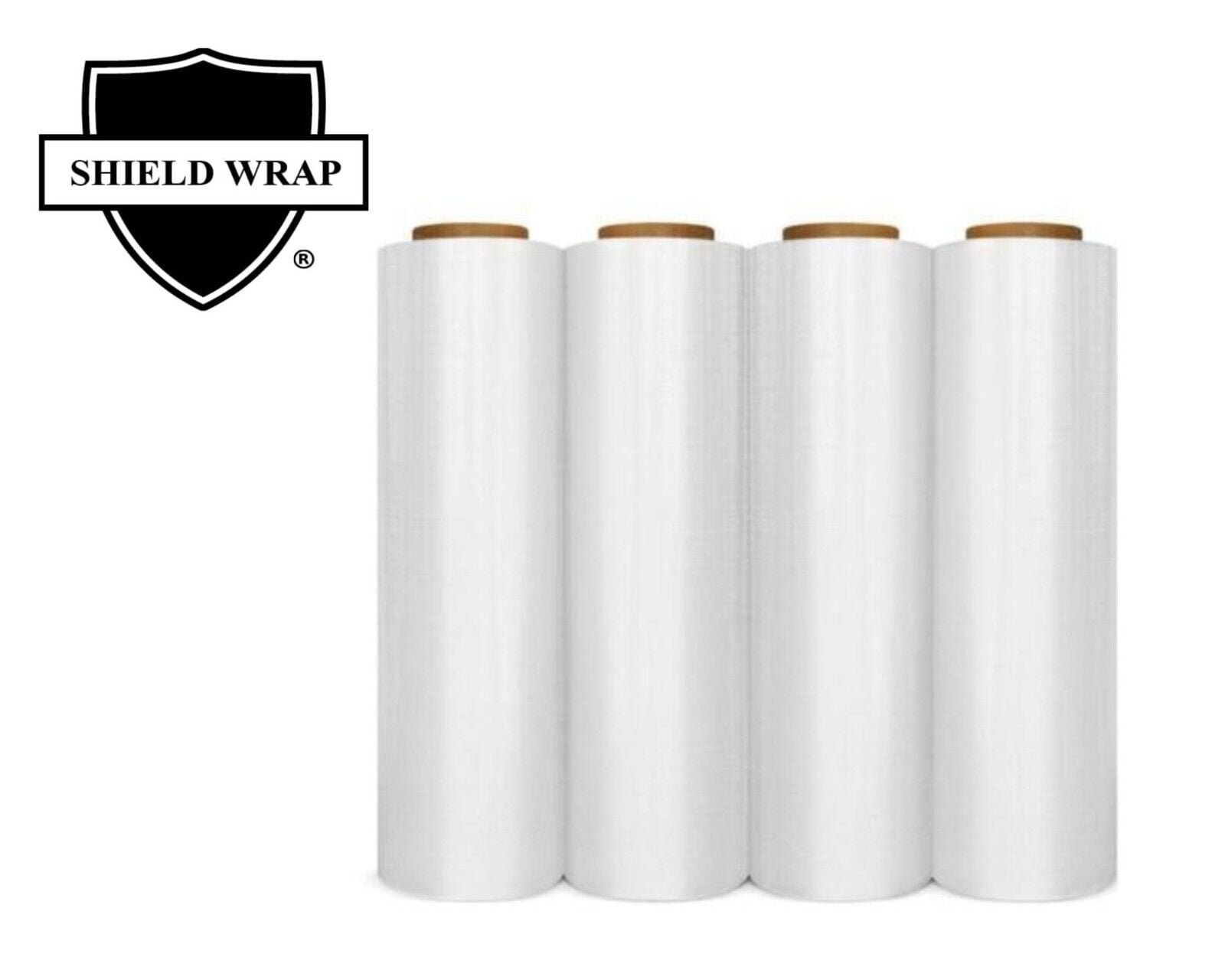 Stretch Film Wrap, Packing Shrink Wrap Roll, Clear, 20 Inch x 1000 Feet ...