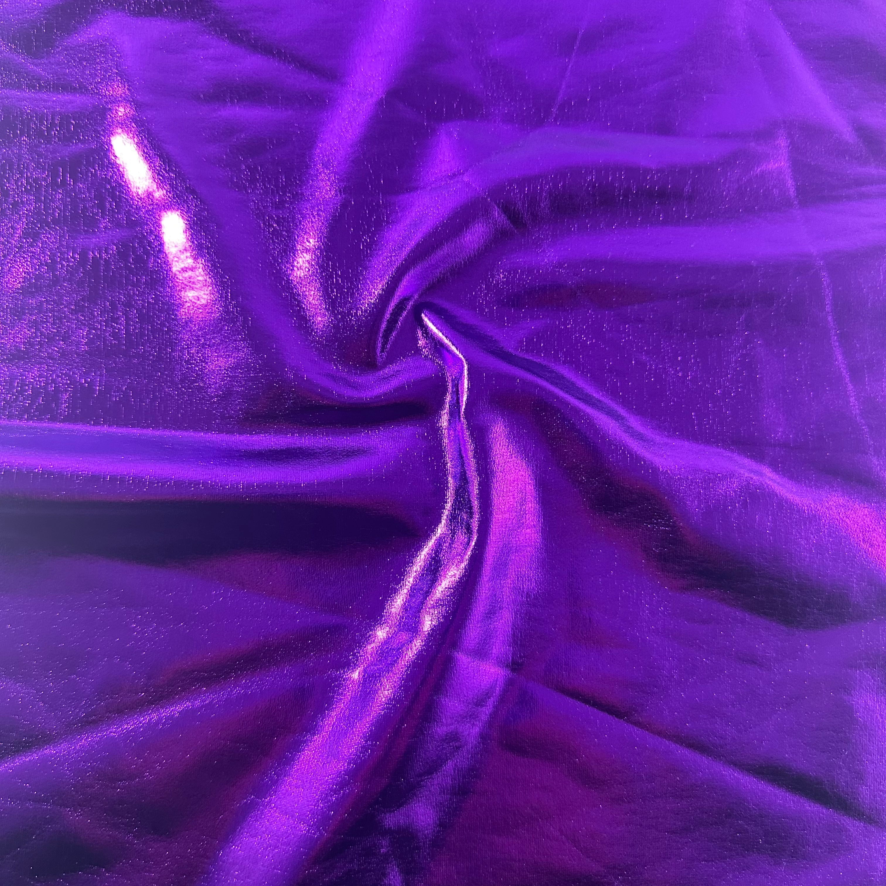 Stretch Foil Polyester Spandex Single Span Fabric | Spandex Palace ...