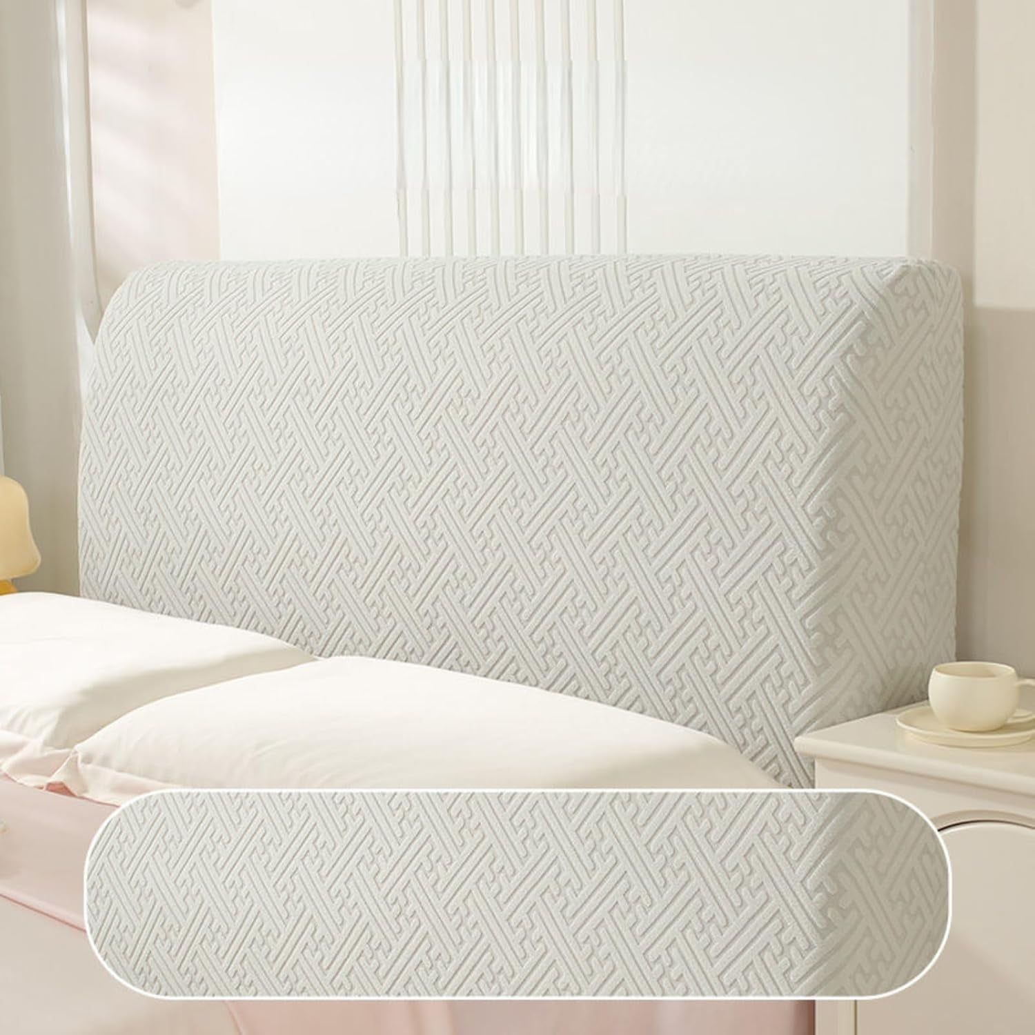 Stretch Headboard Covers for Queen King Size Bed Headboard Slipcover ...