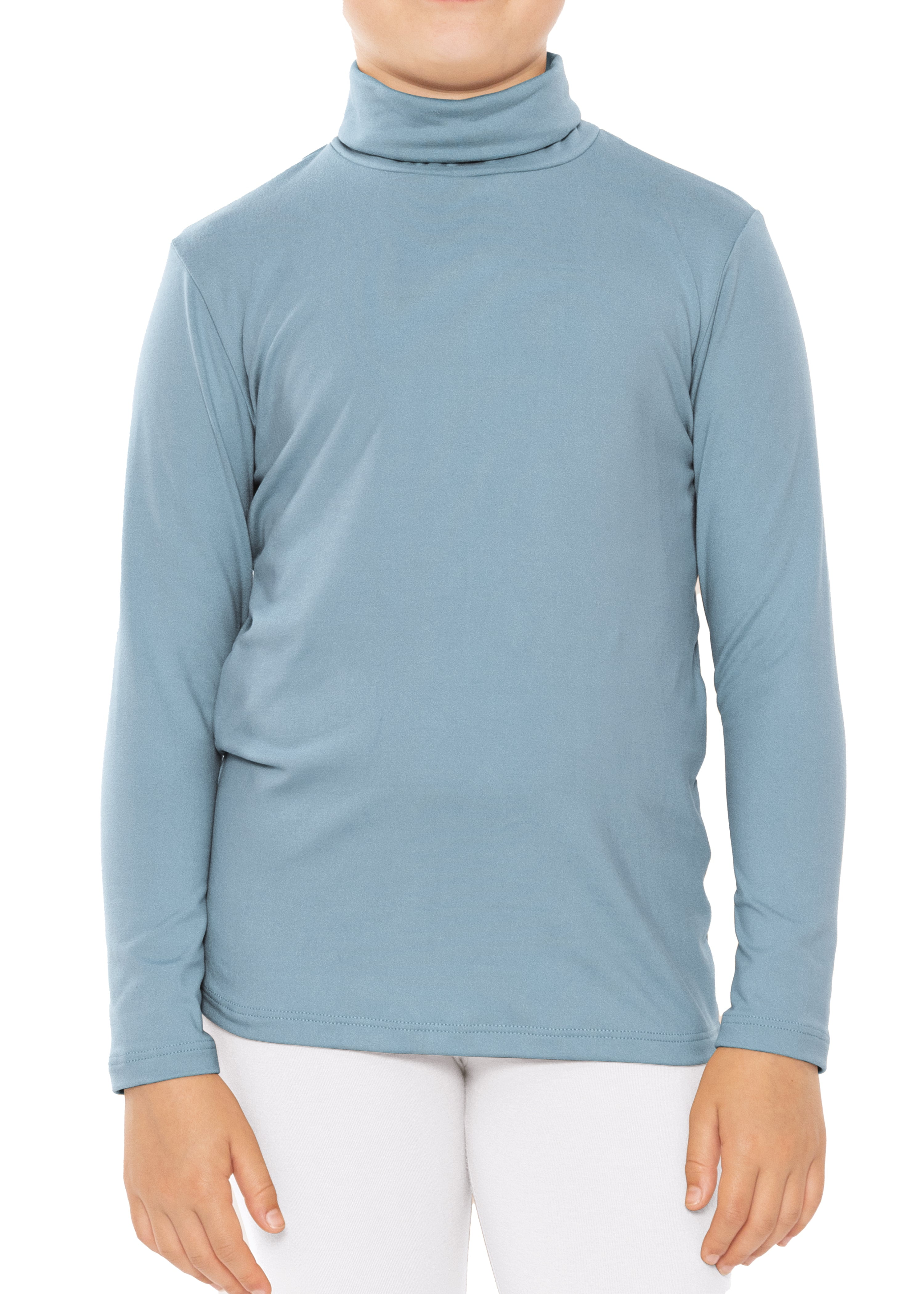 Stretch Is Comfort Girl's Oh so Soft Long Sleeve Turtleneck | Poly ...