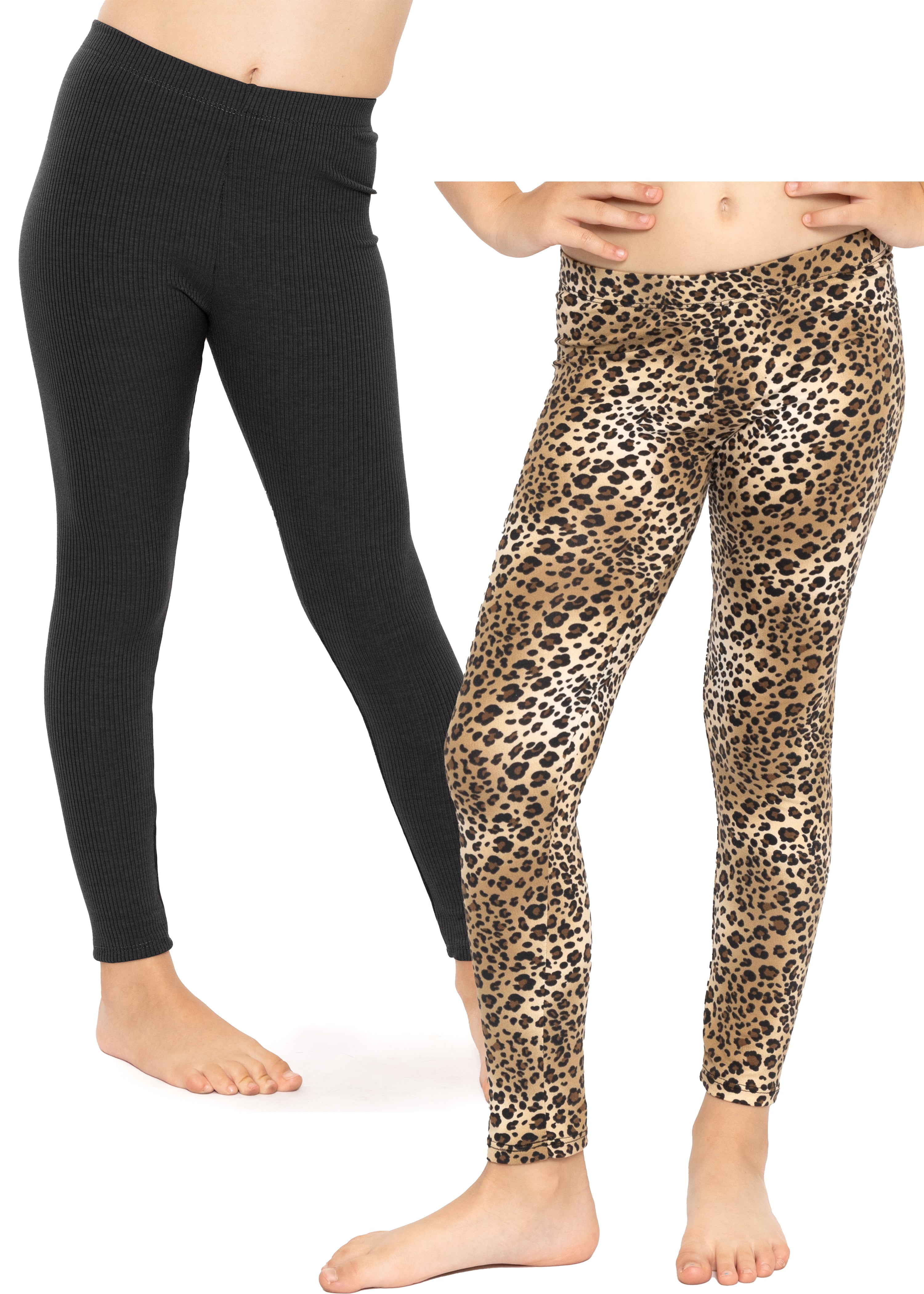 Stretch Is Comfort Girl's Oh so Soft Solid and Print Leggings | Child ...