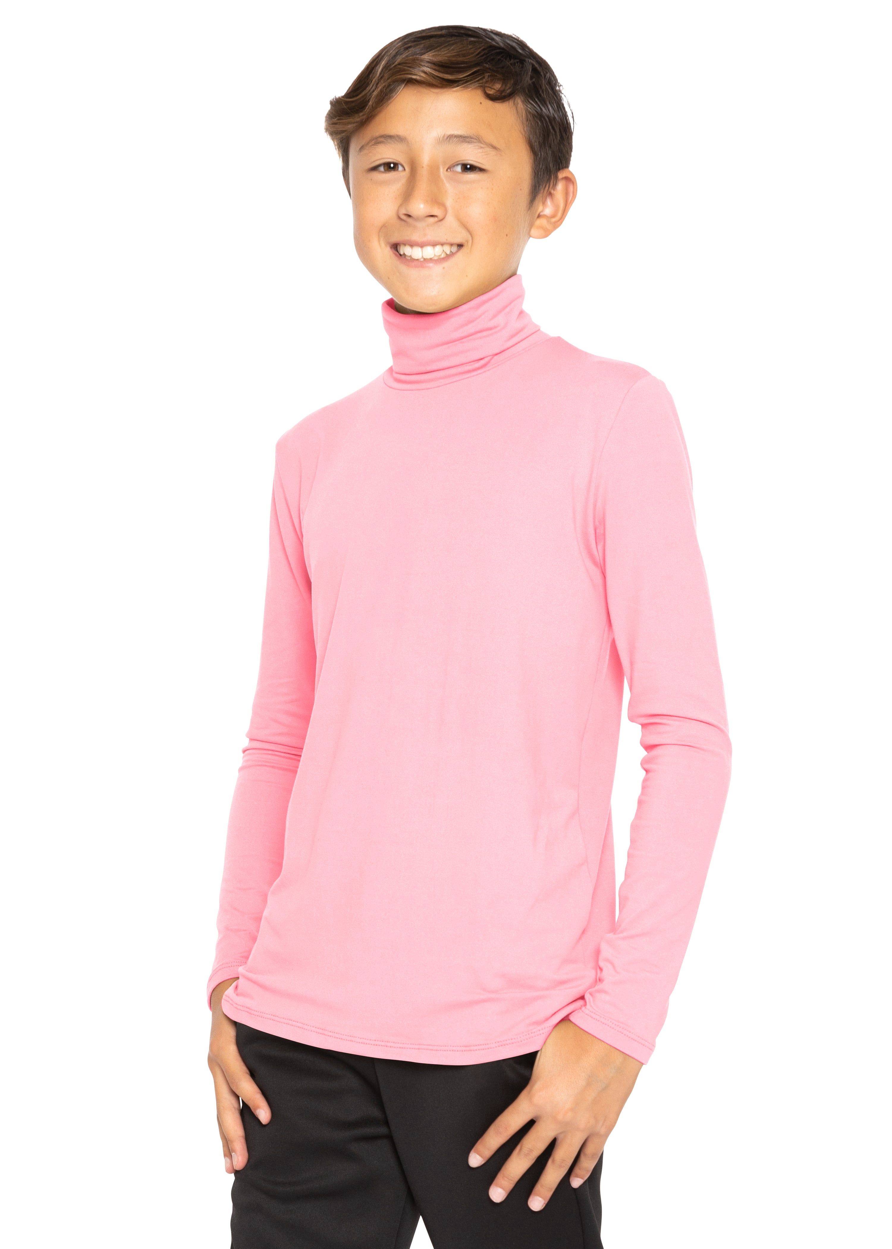 Stretch Is Comfort Oh so Soft Boy's Long Sleeve Turtleneck| Child Size ...