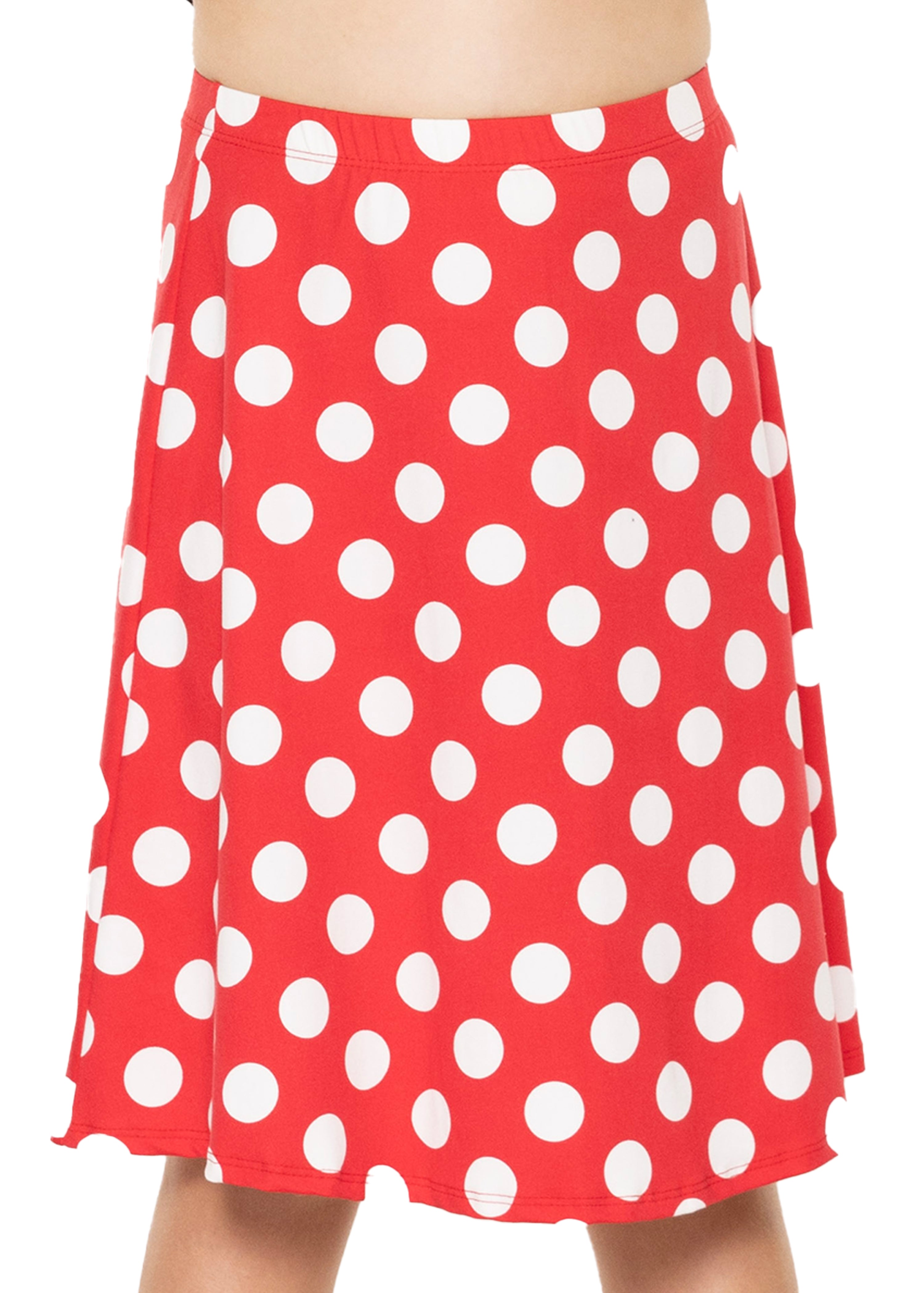 Stretch Is Comfort Premium Stretch Youth Girls Flowy A Line Skirt Knee