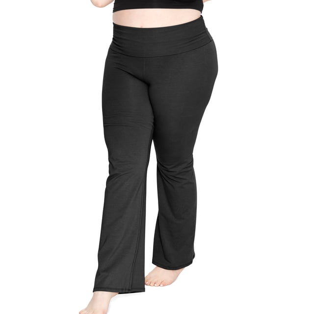 Stretch Is Comfort Women's Foldover Yoga Pant | Adult Small -7x ...