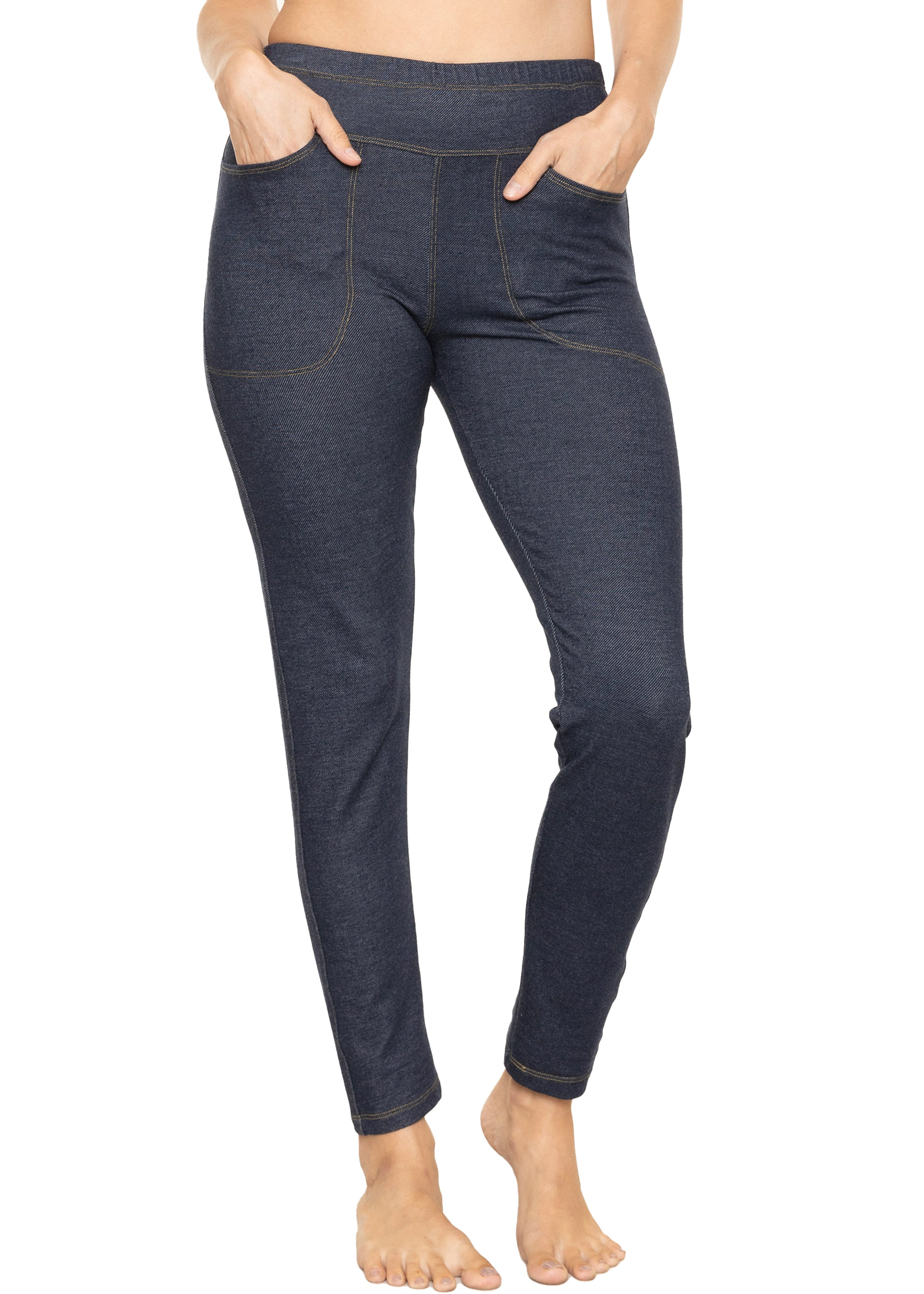 Stretch Is Comfort Women's High Waist Cotton Stretch Pencil Pants Front ...