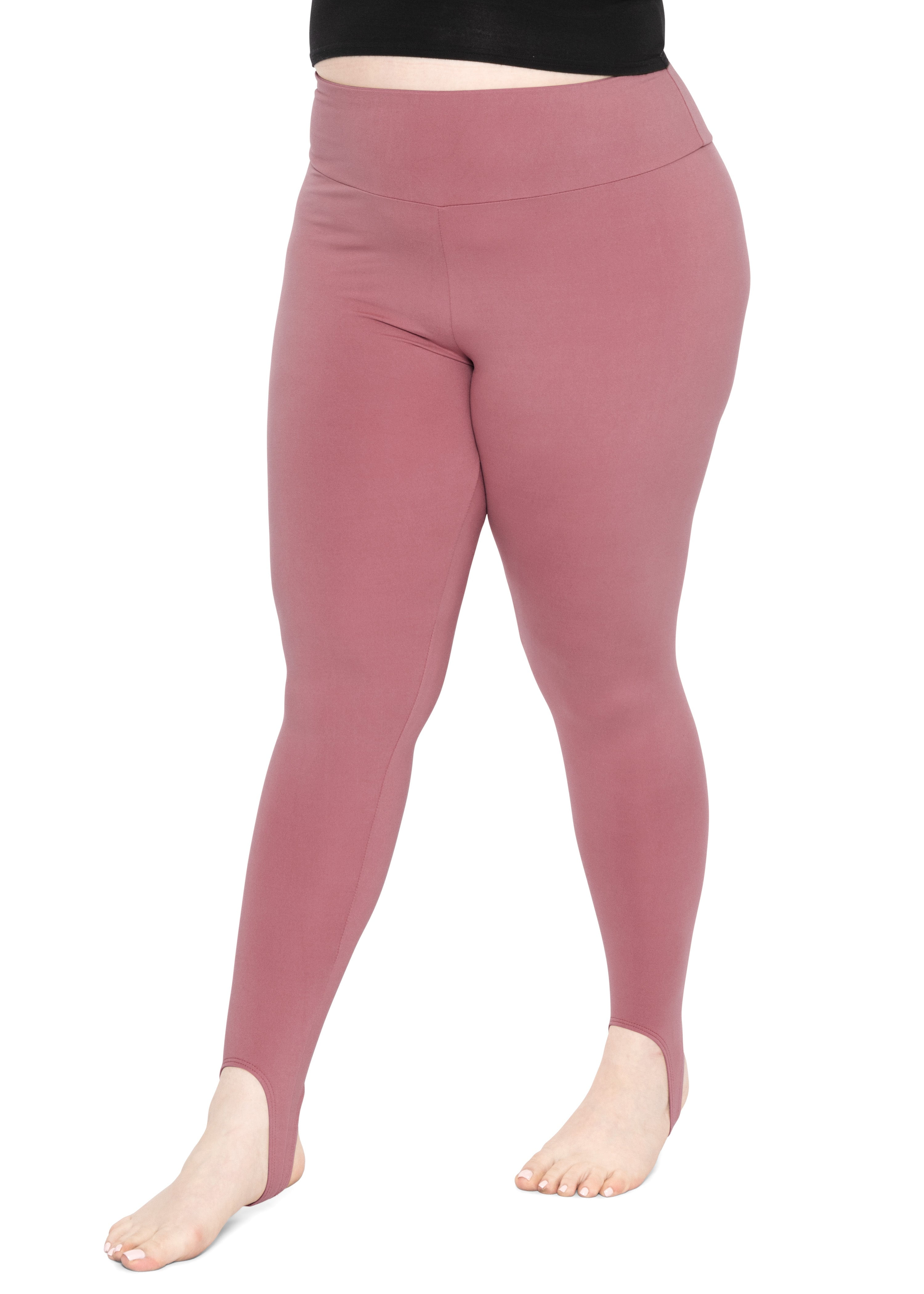 Stretch Is Comfort Women's Oh so Soft High Waist Stirrup Leggings ...