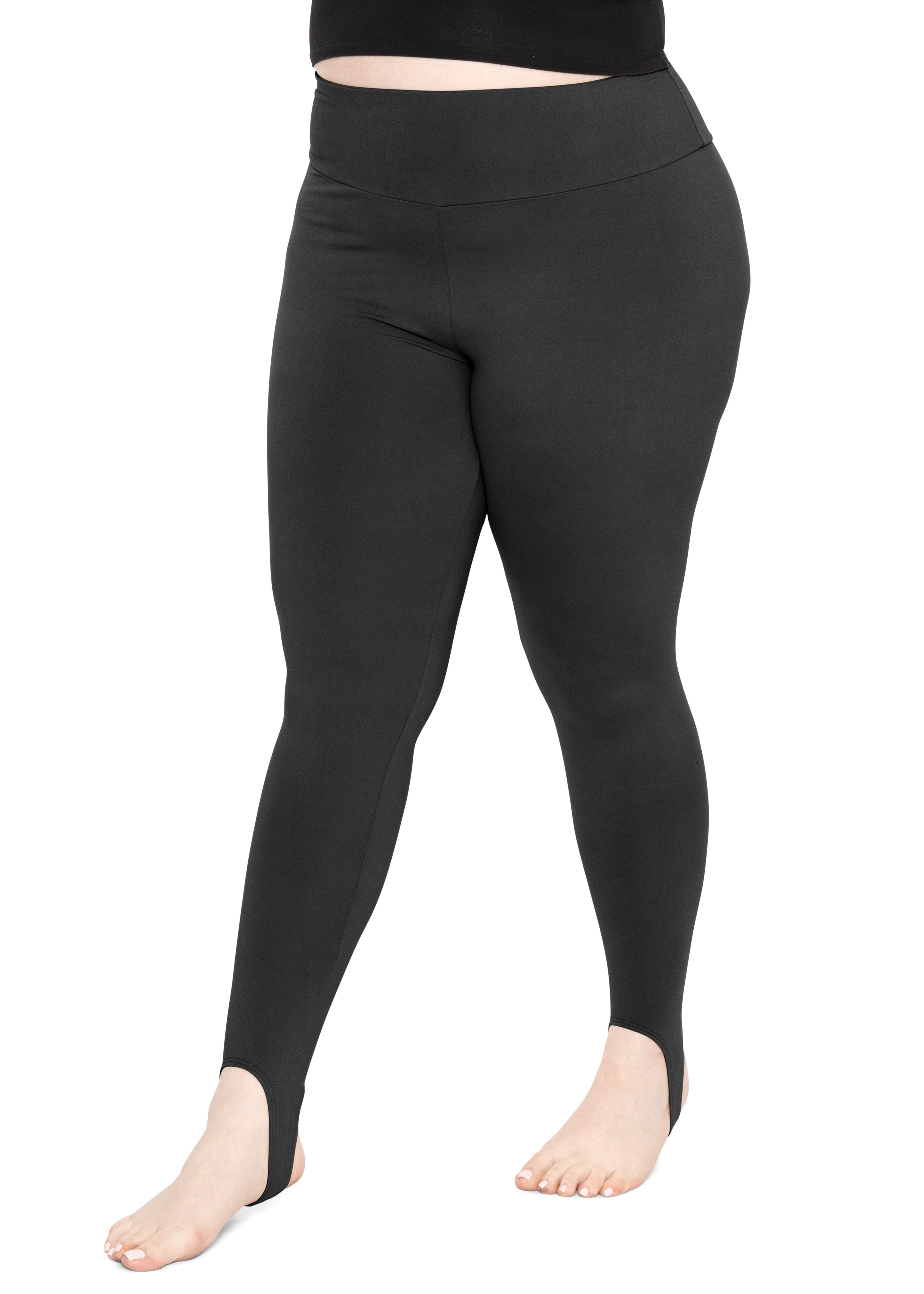 Stretch Is Comfort Women's High Waist Stirrup Leggings with Tummy ...