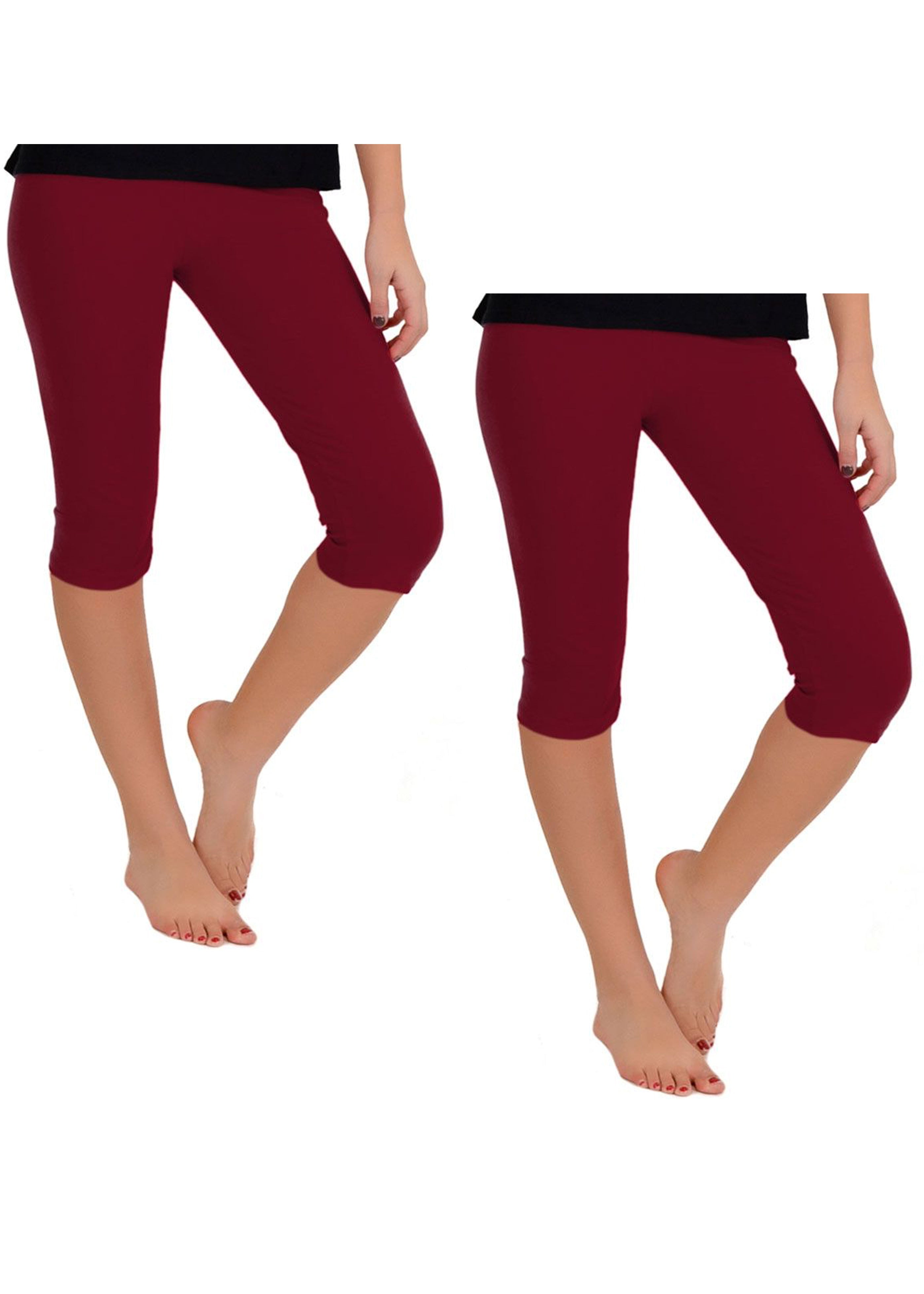 Stretch Is Comfort Women's Oh so Soft Knee Length Leggings | Poly ...