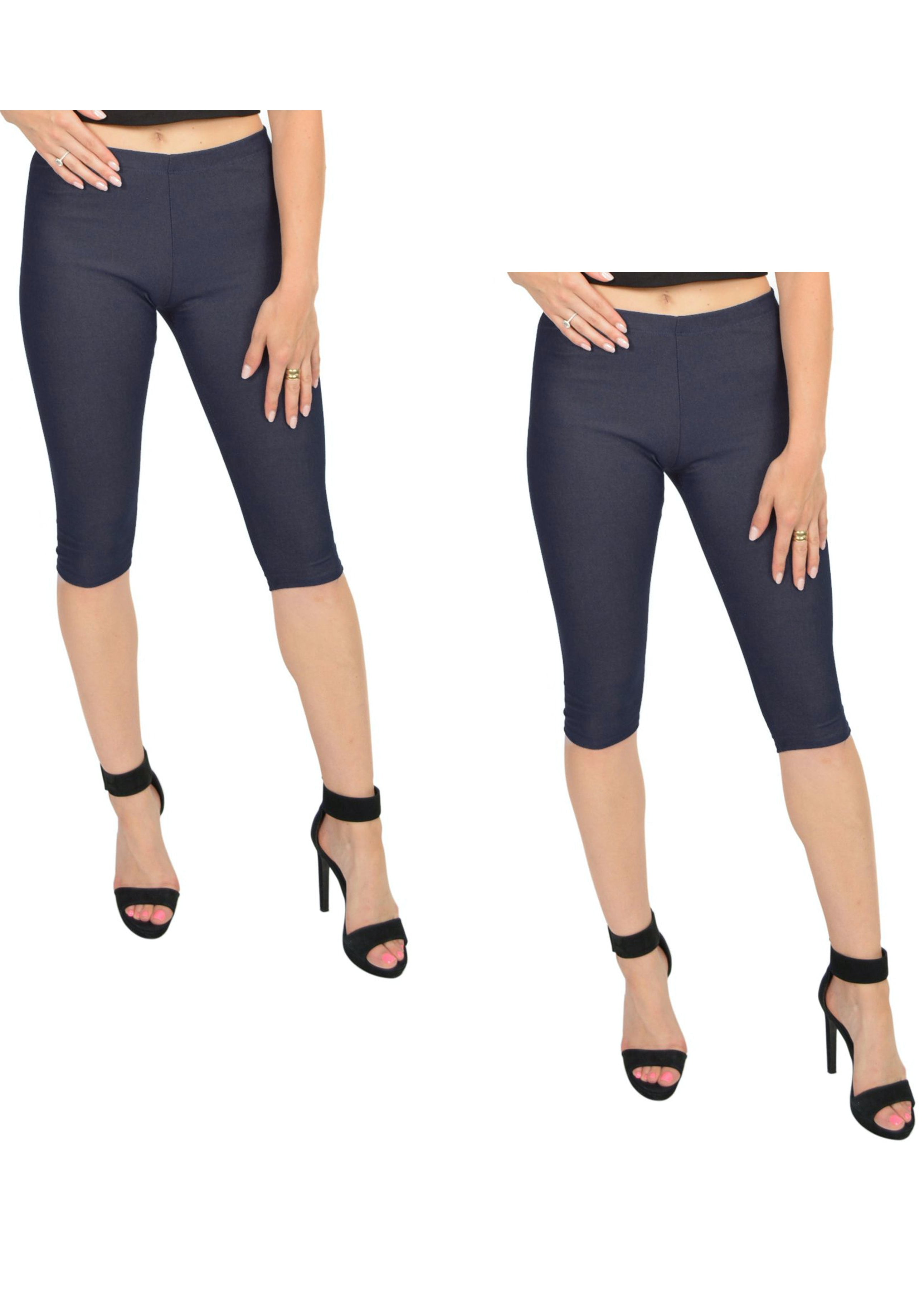 Stretch Is Comfort Women's Oh so Soft Knee Length Leggings | Poly ...