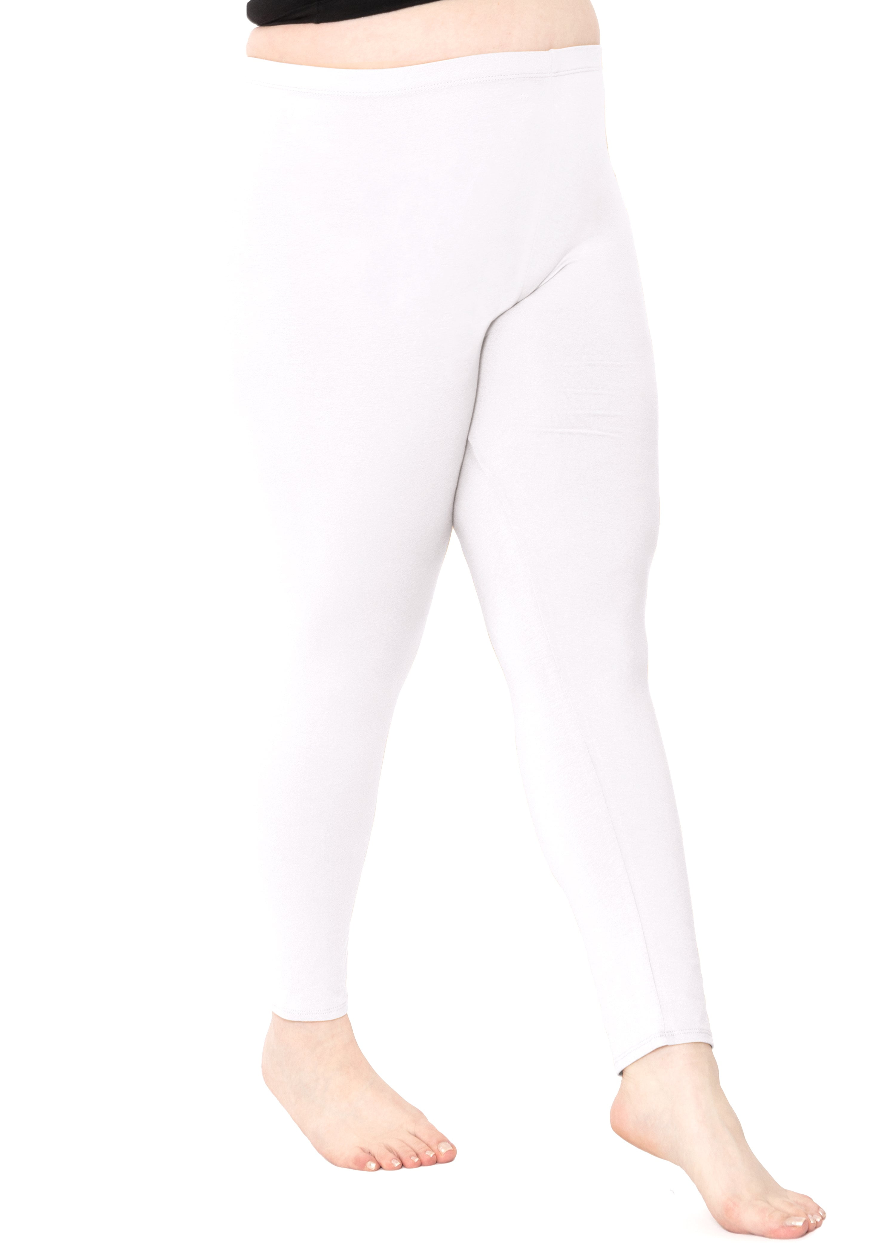 Stretch Is Comfort Women's Plus Oh So Soft Solid and Print Leggings ...
