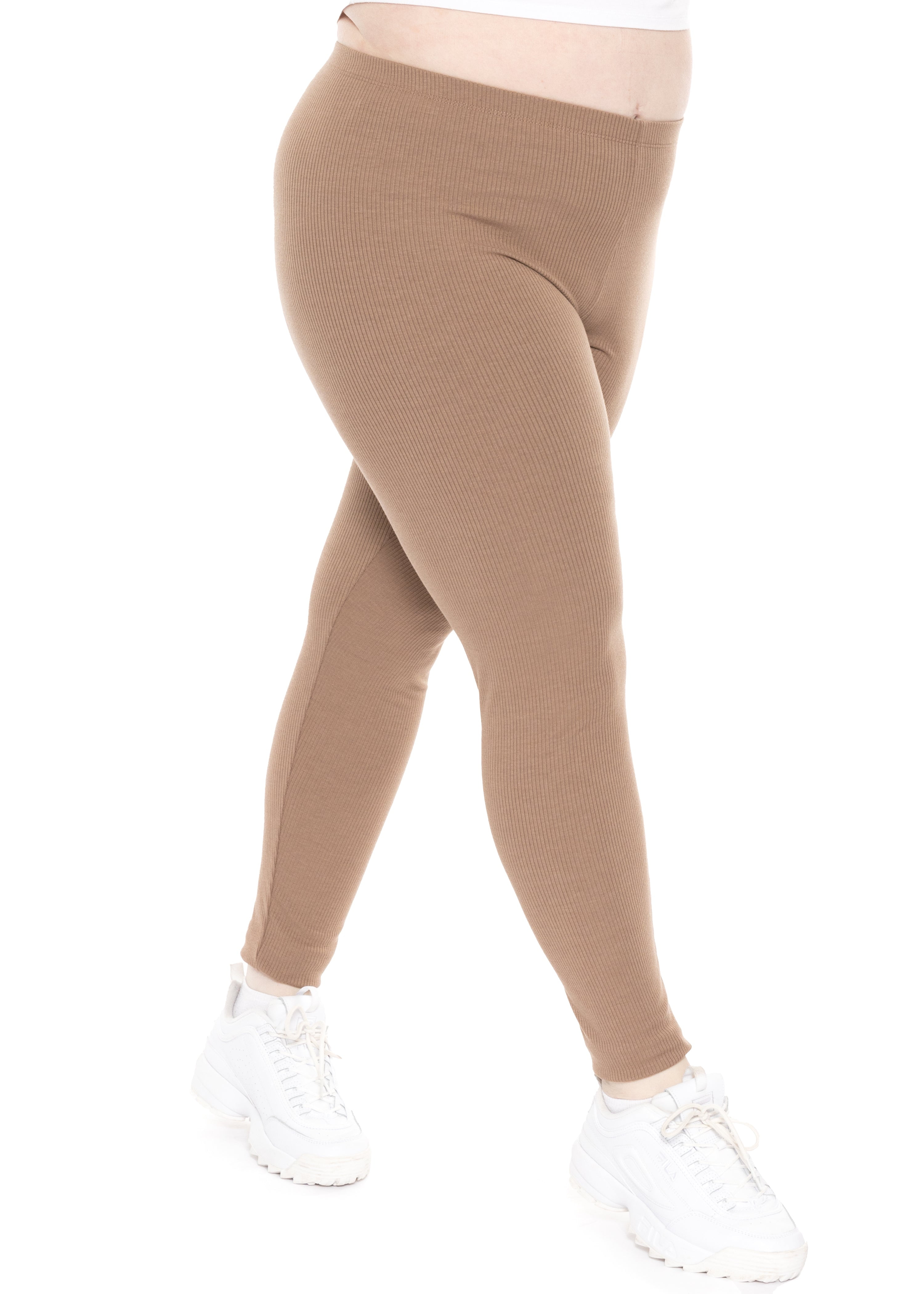 Stretch Is Comfort Women's and Plus Size Oh so Soft Ribbed Leggings ...