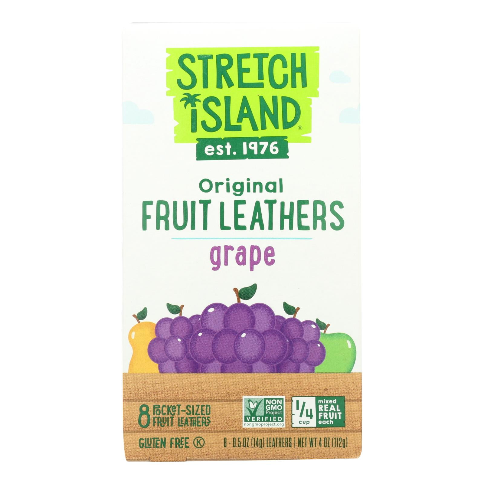 Stretch Island All Natural Fruit Strips Harvest Grape - 8 Strips ...
