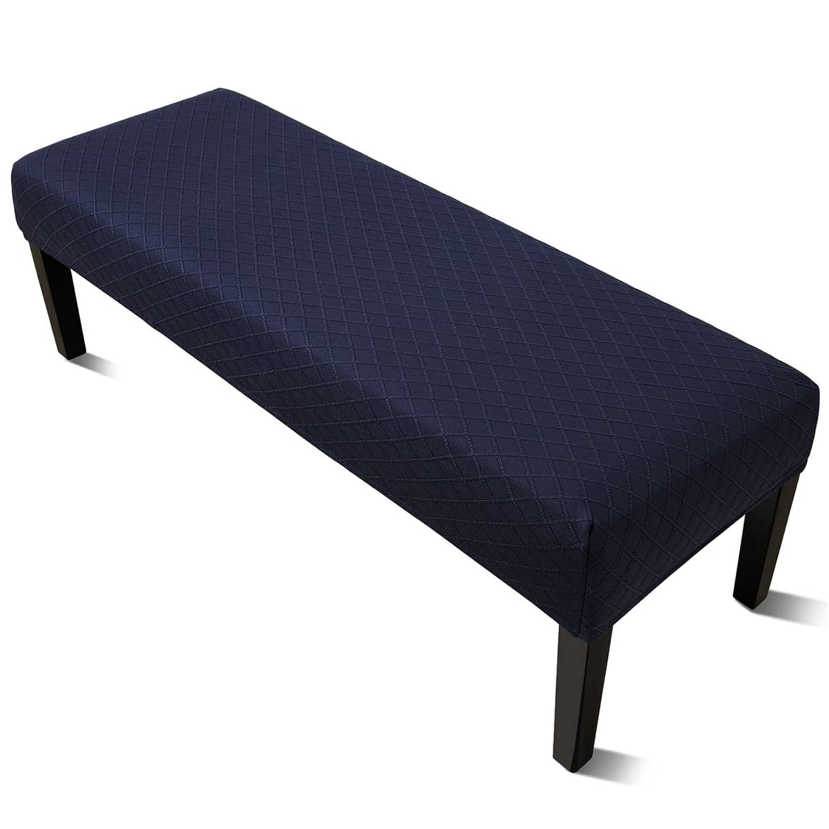 Stretch Jacquard Dining Bench Cover - Anti-Dust Removable Bench ...