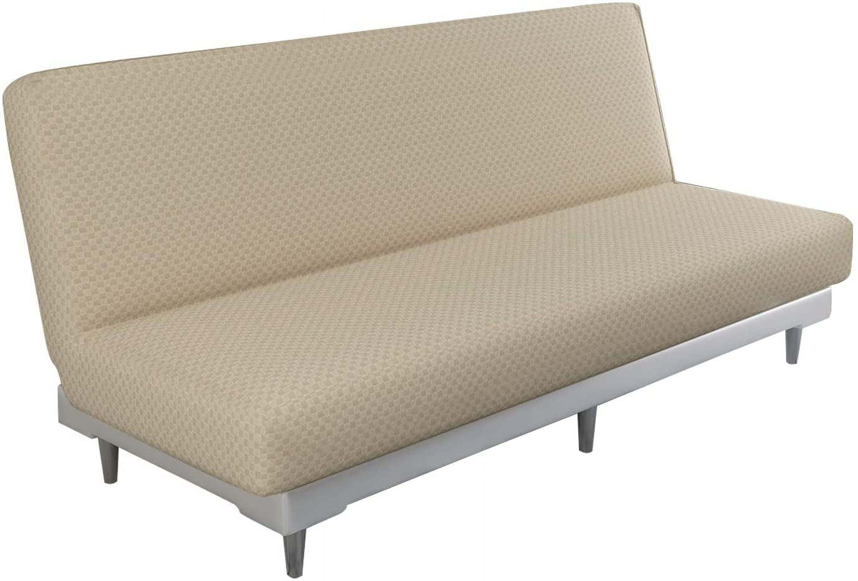 Stretch Jacquard Futon Cover with Elastic Bottom - Soft Sofa Bed ...