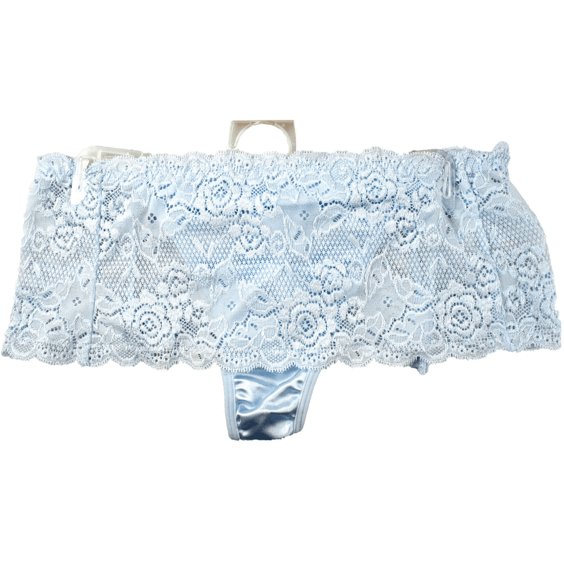Stretch Lace Skirted Thong, Women’s Lingerie with Soft Nylon Spandex ...