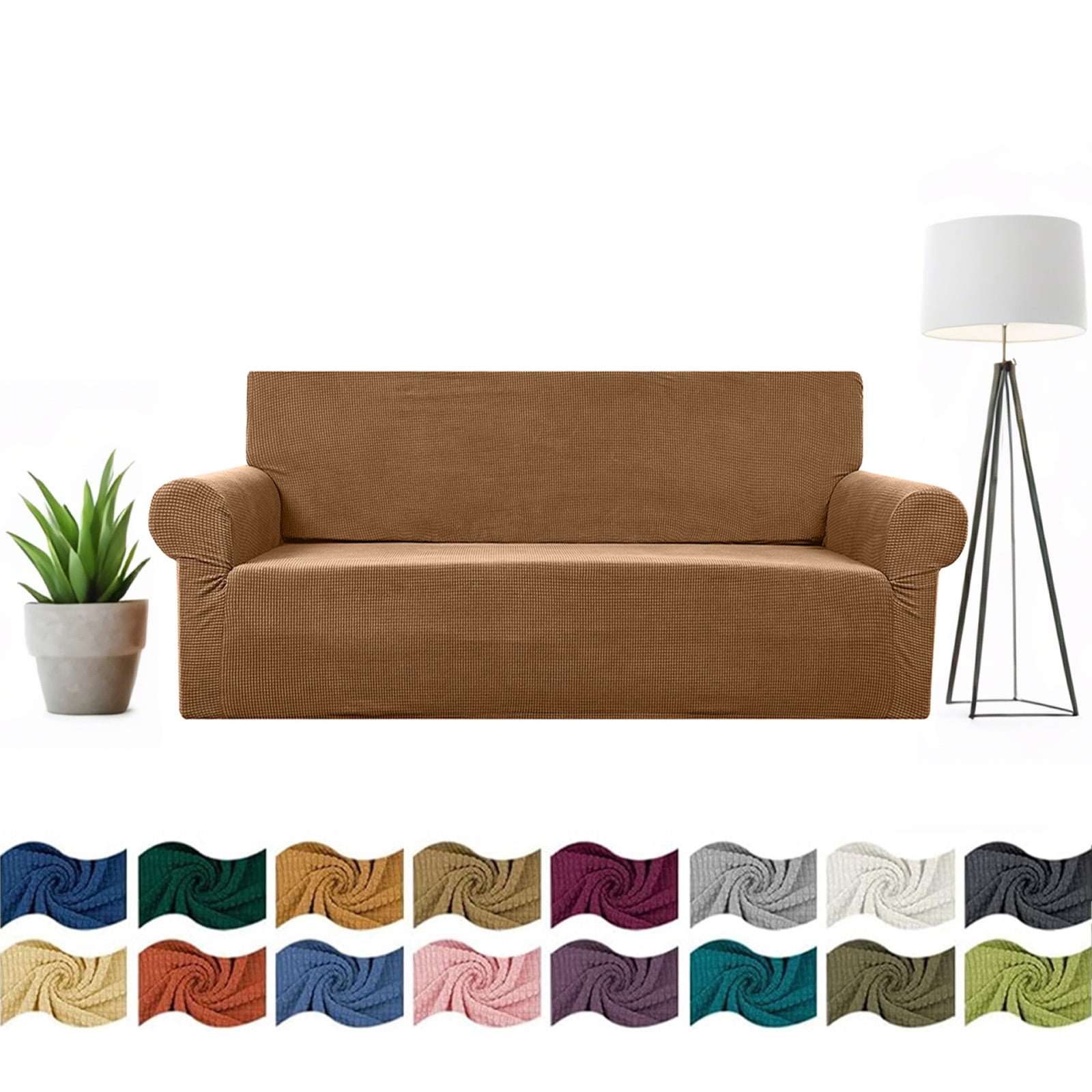 Stretch Loveseat Sofa Cover Slipcover,Couch Covers for 2 Cushion Couch ...