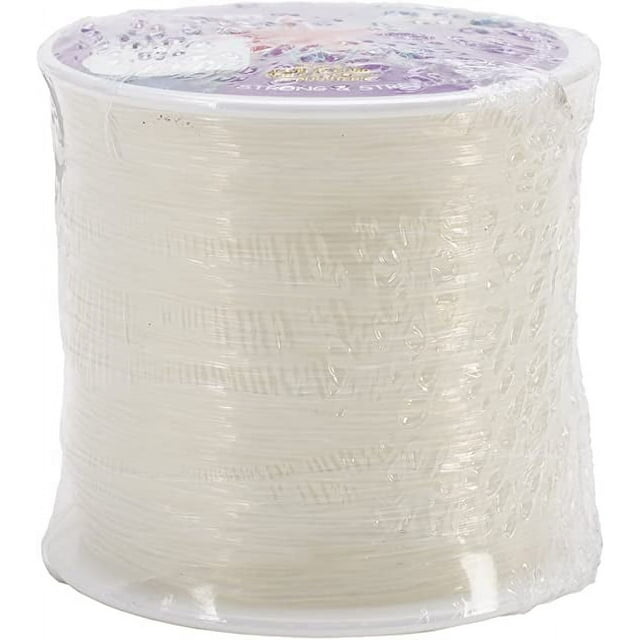 Stretch Magic Bead & Jewelry Cord 1mm 100 Meters/pkg, Clear - Walmart.com