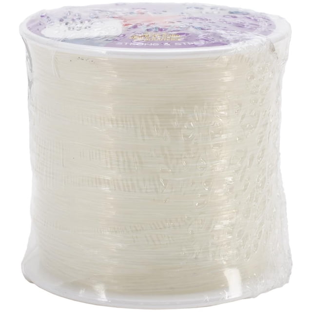 Stretch Magic Bead & Jewelry Cord 1mm 100 Meters/pkg, Clear - Walmart ...