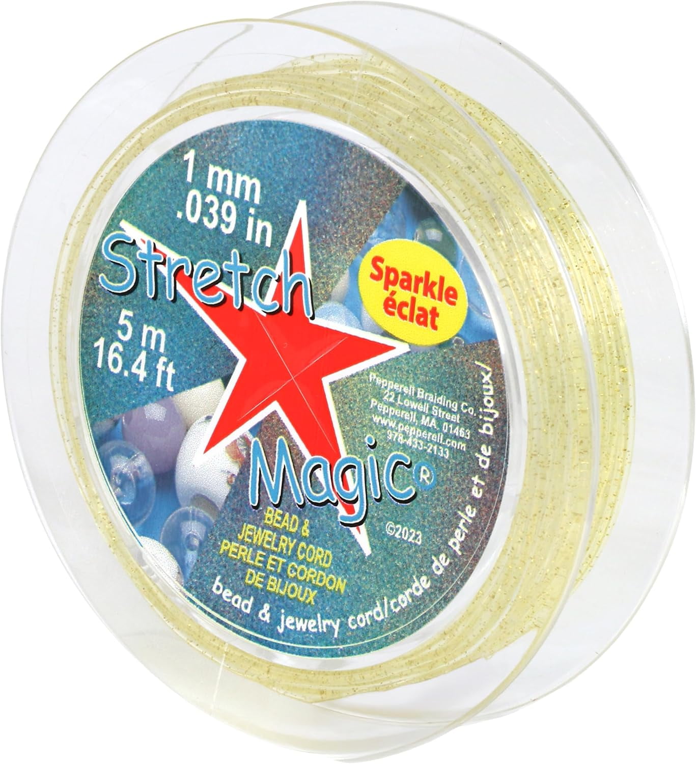 Stretch Magic Bead and Jewelry Cord, 1mm, 5m - Walmart.com
