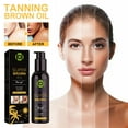 Stretch Marks Remover Super Brown Oil Tanning Oil Summer Seaside Tanning Dark Brown Tan Body