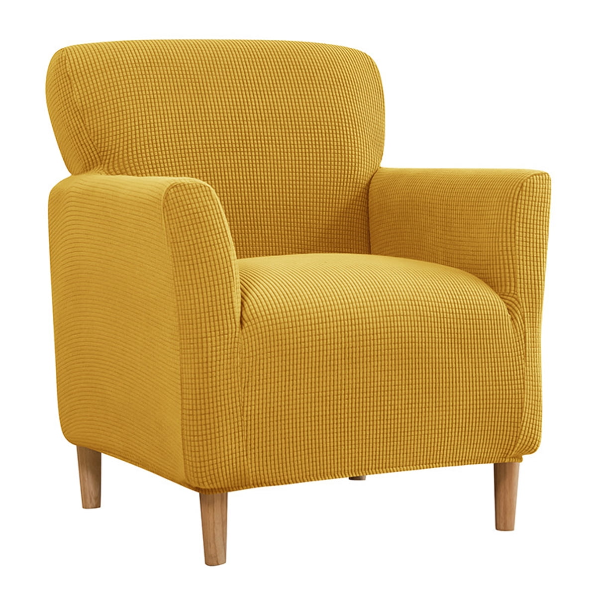 Stretch Modern Armchair Slipcover 1-Piece Jacquard Accent Chair Covers ...