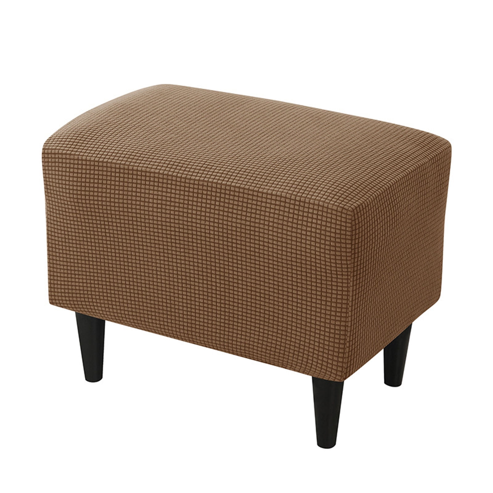 Stretch Ottoman Cover Slipcover Rectangle,Jacquard Fabric Sofa ...