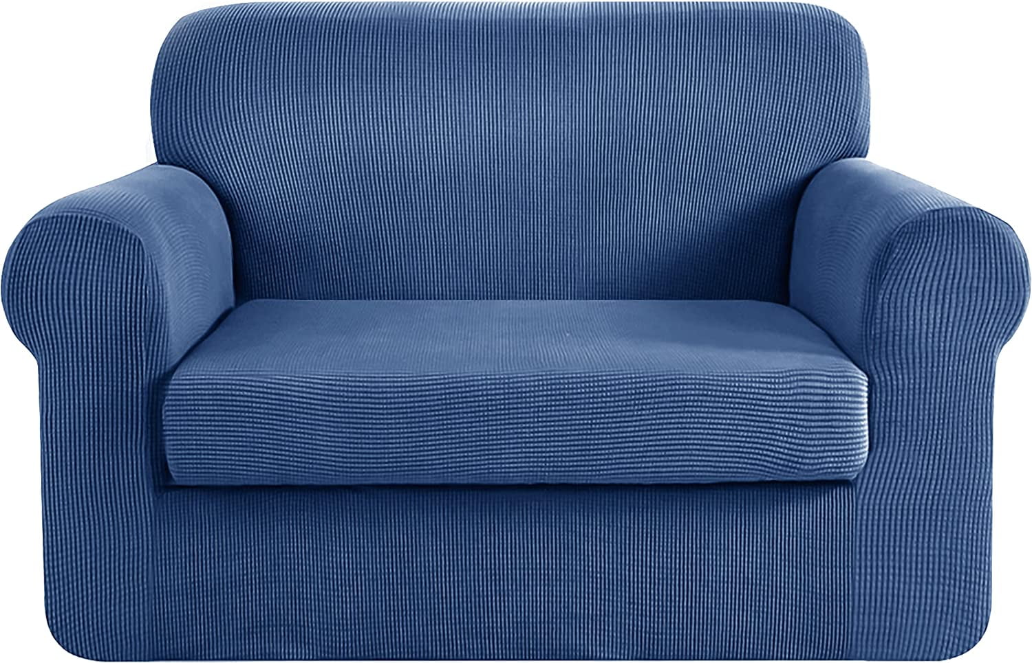 Stretch Oversized Armchair Sofa Slipcover 2 Piece Sofa Cover, 1 Seater ...