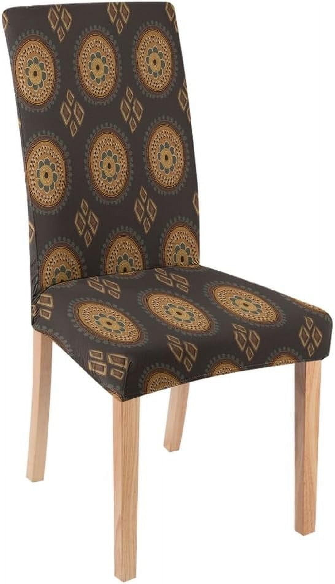 Stretch Parson Chair Slipcovers for Dining Room Set of 6,Boho Vintage ...